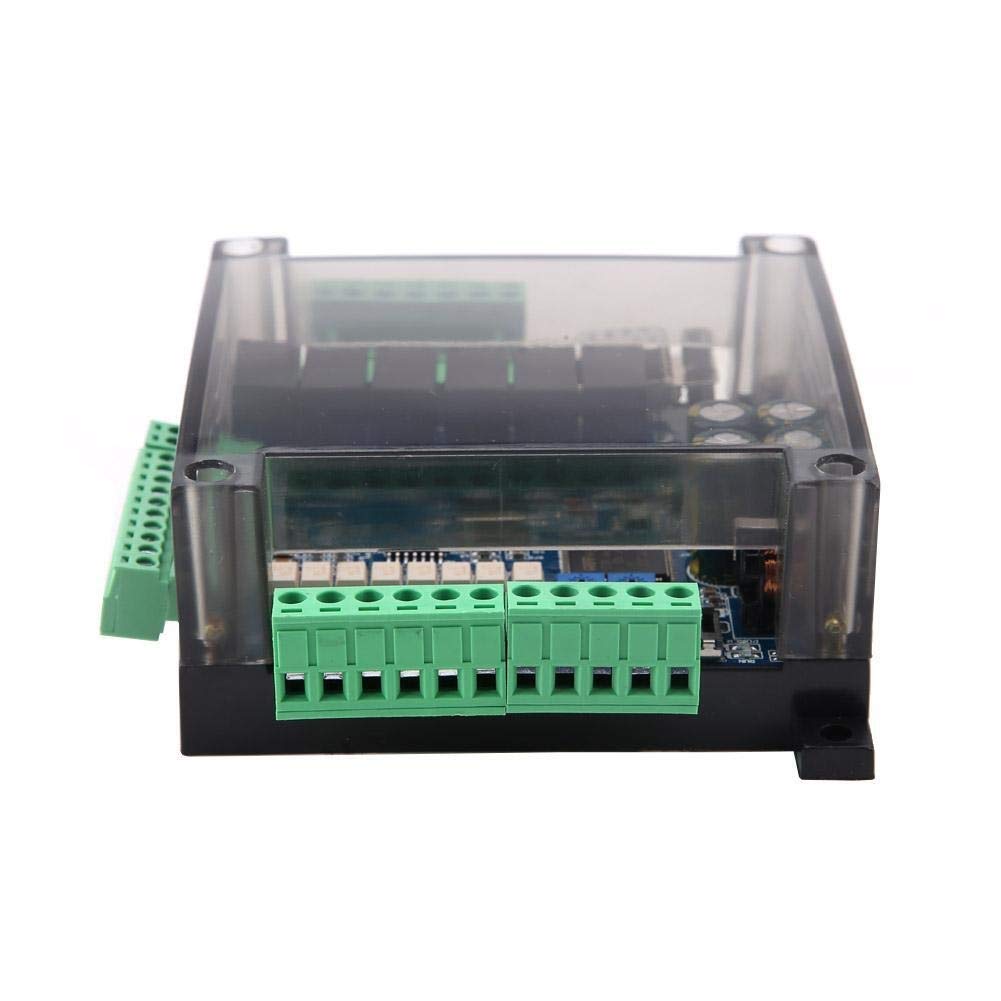 PLC Control Board, FX3U-14MR PLC Industrial Control Board 8 in 6 Out programmable Simple Controller, Digital Timer Relay Board PLC Controller