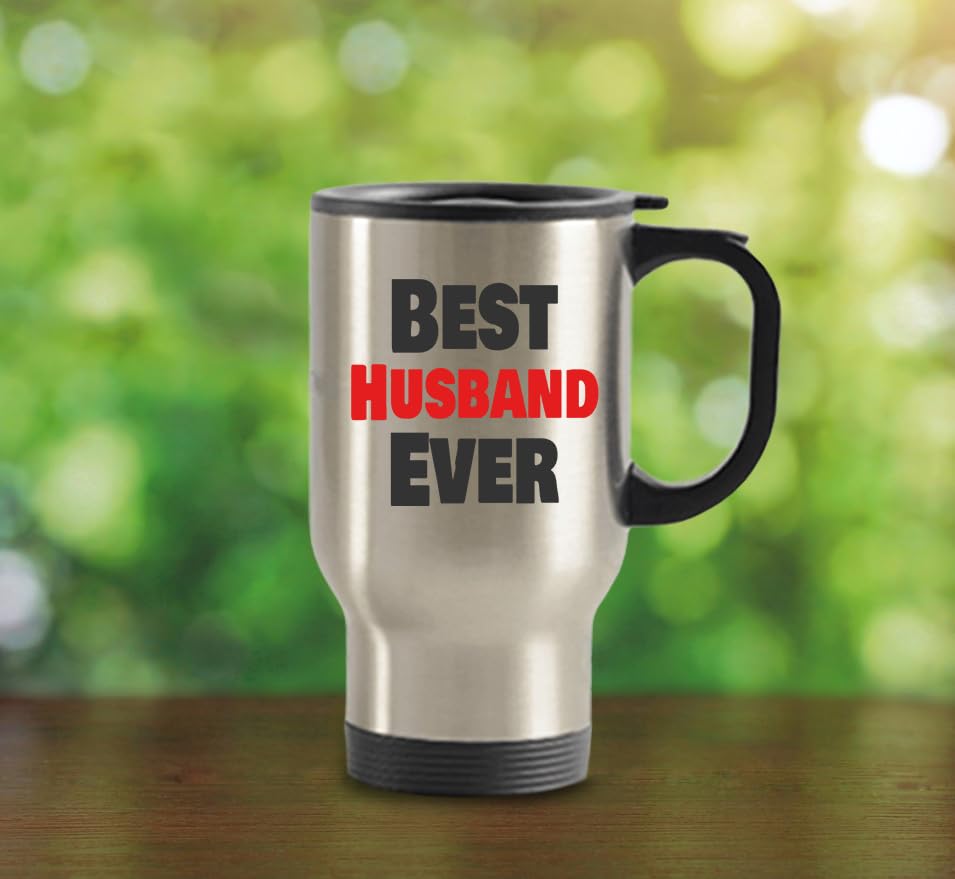 SpreadPassion Best Husband Ever Gift Idea Stainless Steel Travel Insulated Tumblers Mug