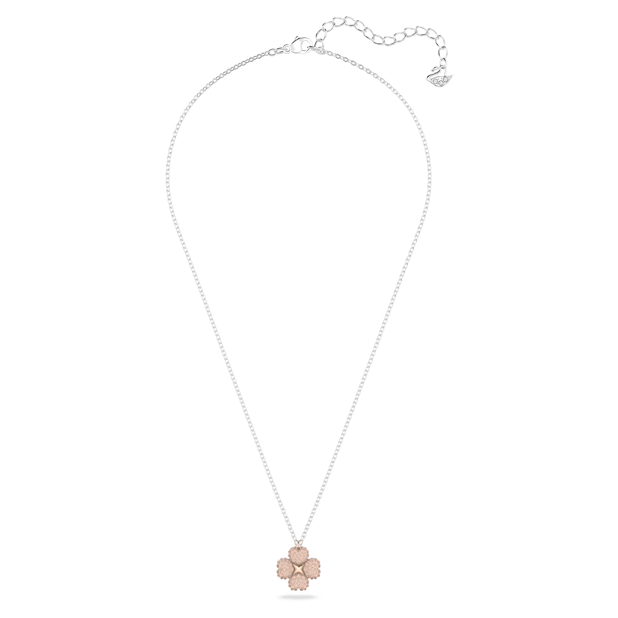 SWAROVSKI Latisha Pendant, Flower, Pink, Mixed metal finish