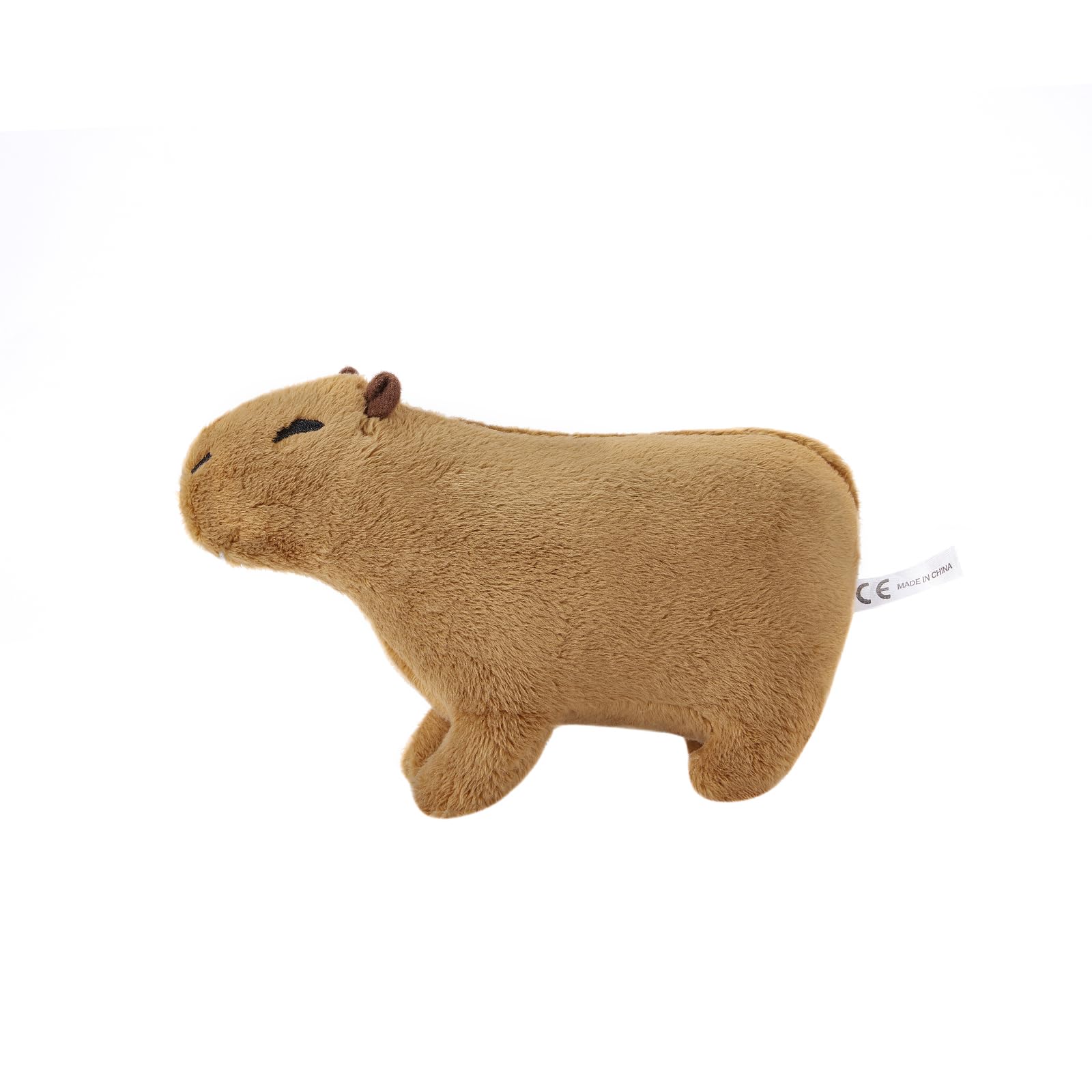 TToyeric Capybara Stuffed Animal,Realistic Capybara Plush Lovely 7''Stuffed Capybara, Capybara Gifts for Kids Adults (Brown, 7inch)
