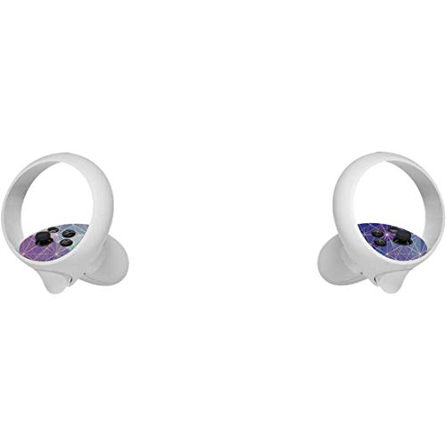 N/A Skin for Oculus Quest 2, Oculus Quest 2 VR Headset and Controller Cute Sticker Protection Accessories(Purple)