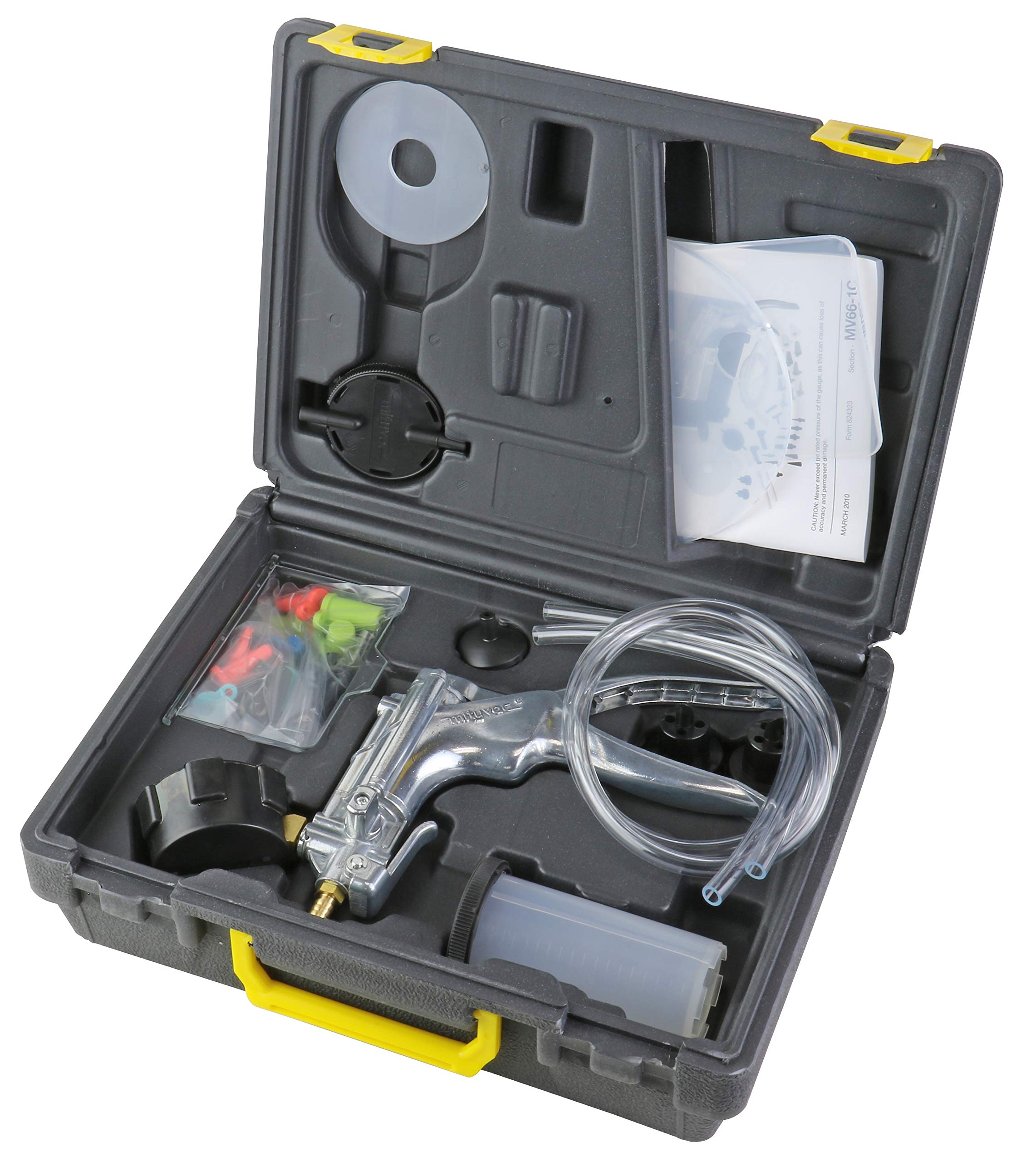 Mityvac MV8500 Silverline Elite Automotive Test Kit Provides both Vacuum and Pressure to Perform Engine Performance Diagnostics, Brake Bleeding, Fluid Transfer, Evacuation, Windshield Repair Jobs