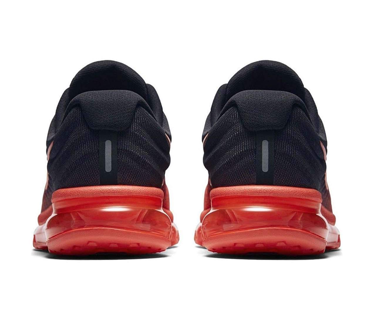Nike Men's Air Max 2017 Running Shoes-Bright Crimson/Total Crimson-11