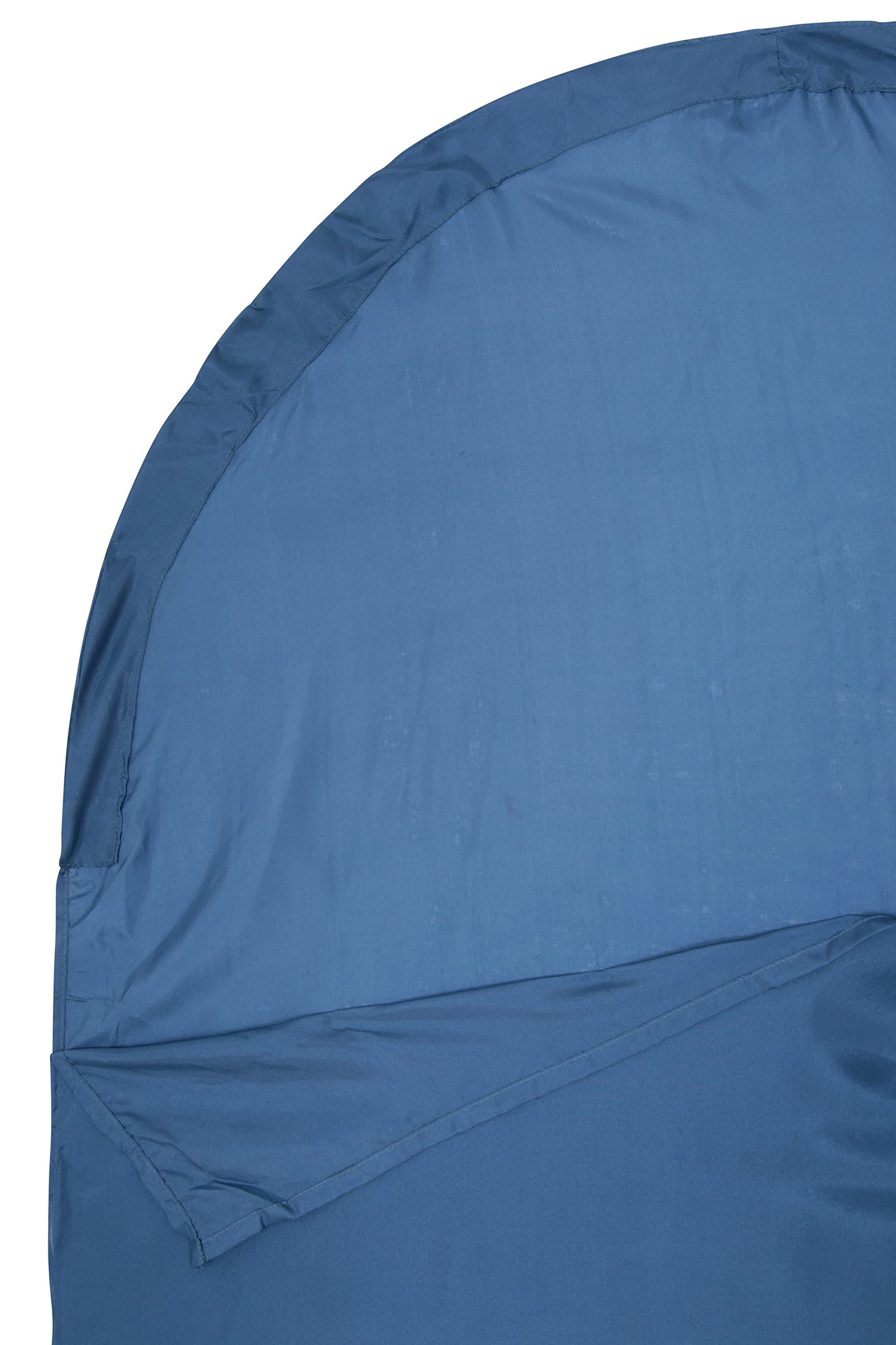Mountain Warehouse Mummy Silk Sleeping Bag Liner -Warm Sack Sheet Blue