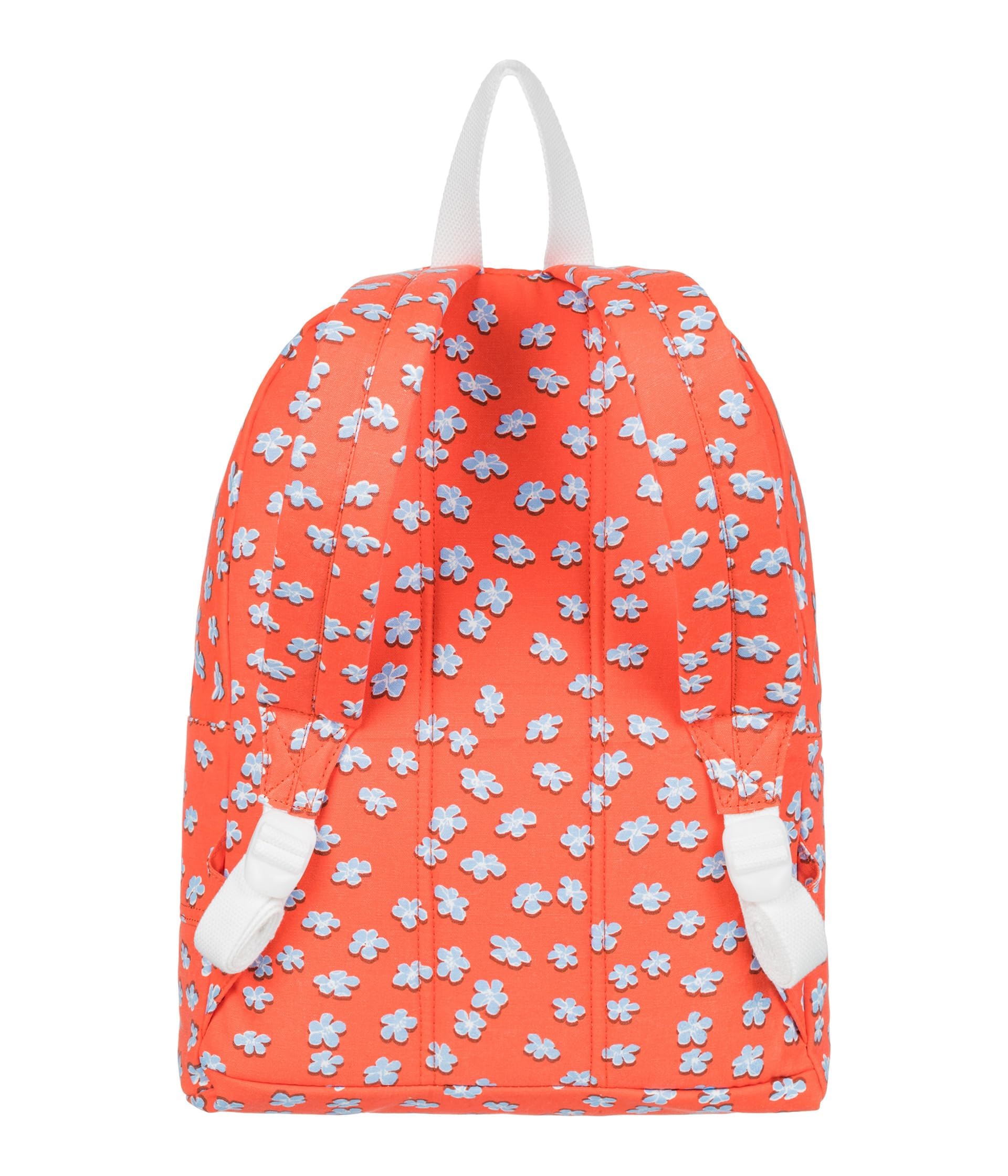 Roxy Women's Sugar Baby Canvas Backpack, Tiger Lily Flower Rain, One Size