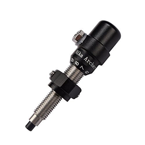 NIKA ARCHERY Cushion Plunger Screw On Arrow Rest for Recurve Bow Accessories Black