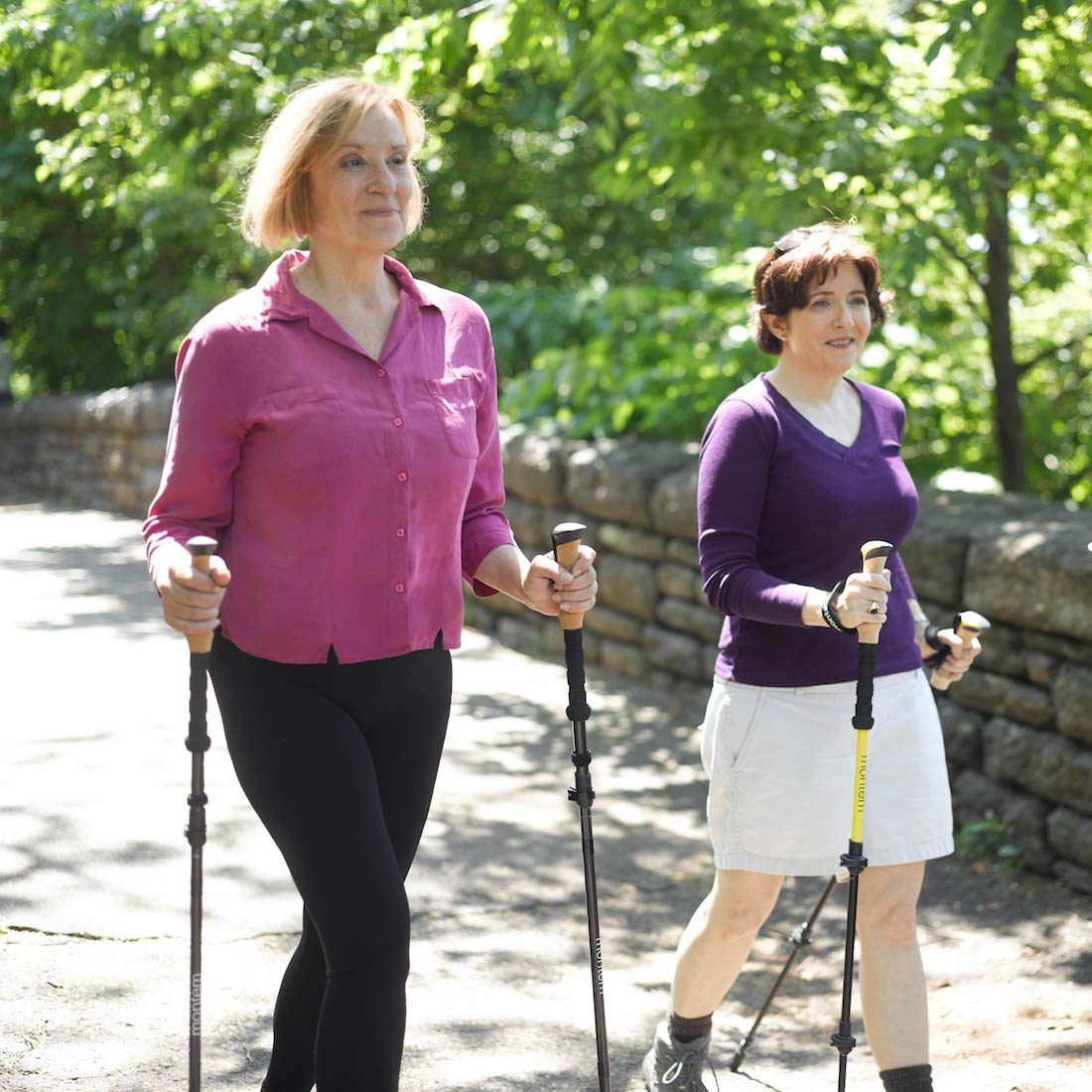 Montem Folding Collapsible 3K Carbon Fiber Hiking/Walking/Trekking Poles - One Pair (2 Poles) (Black)
