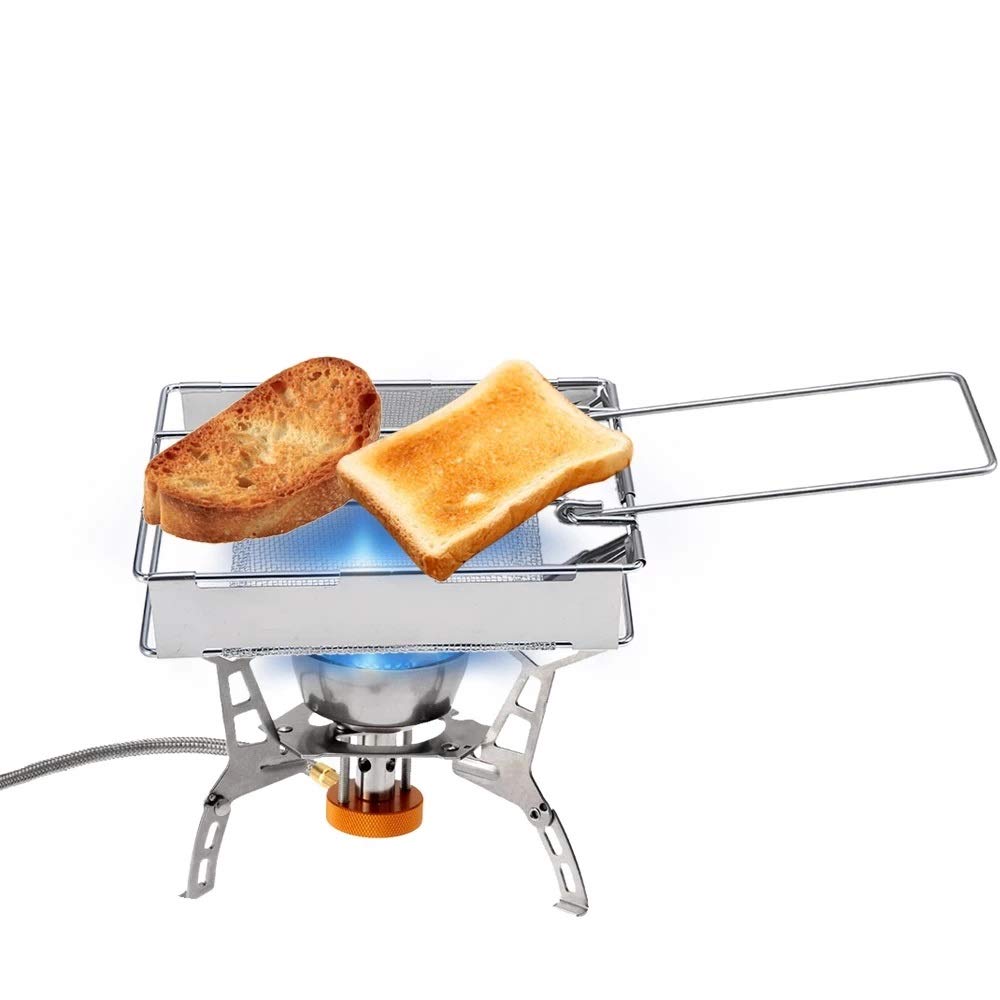 YFDM Bread Toaster Camping Stove Toaster Plate Portable Outdoor Camping Bread Toaster Grill Cookware Outdoor Grill