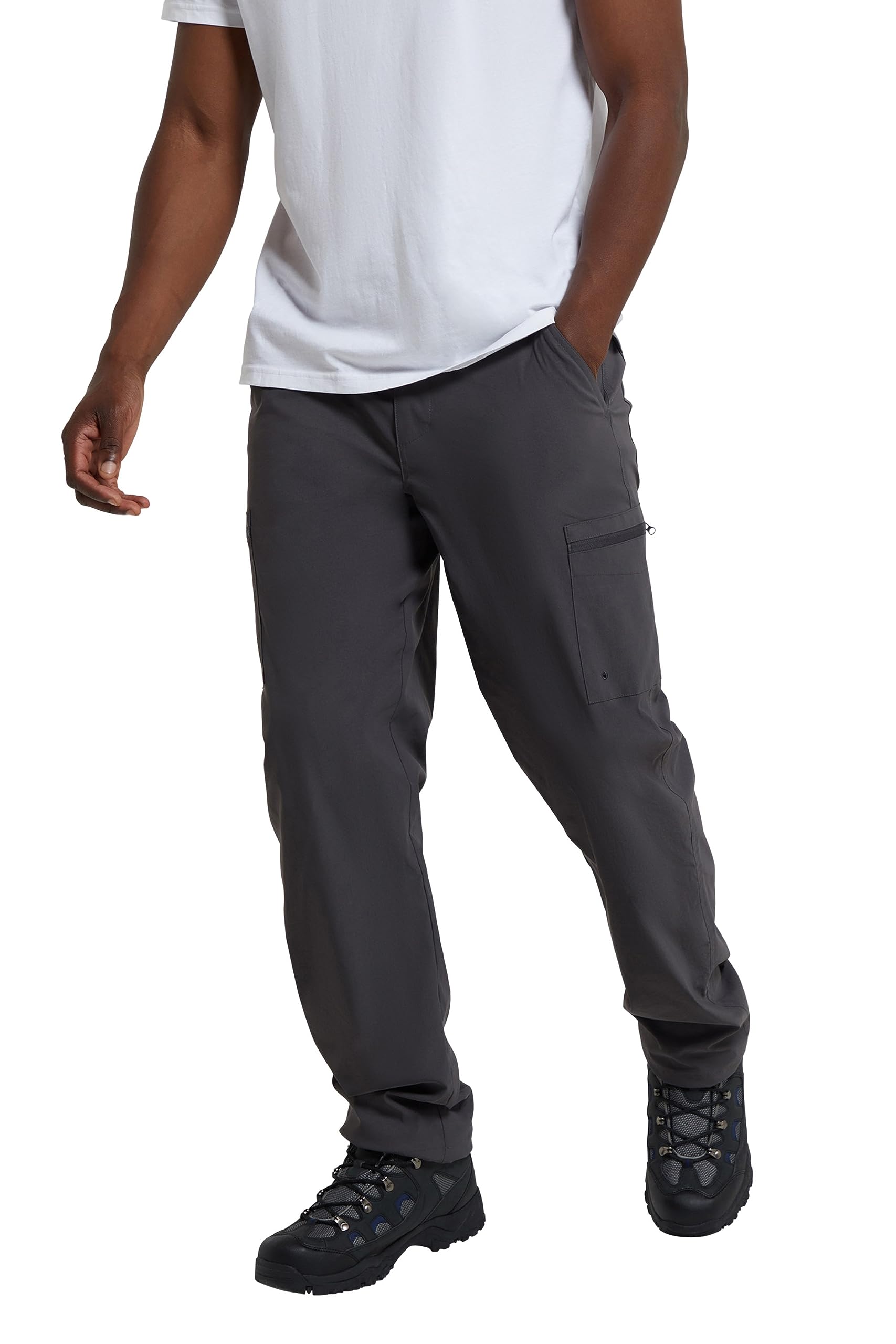 Mountain Warehouse Winter Trek Stretch Trouser - Stretchable Grey 34W