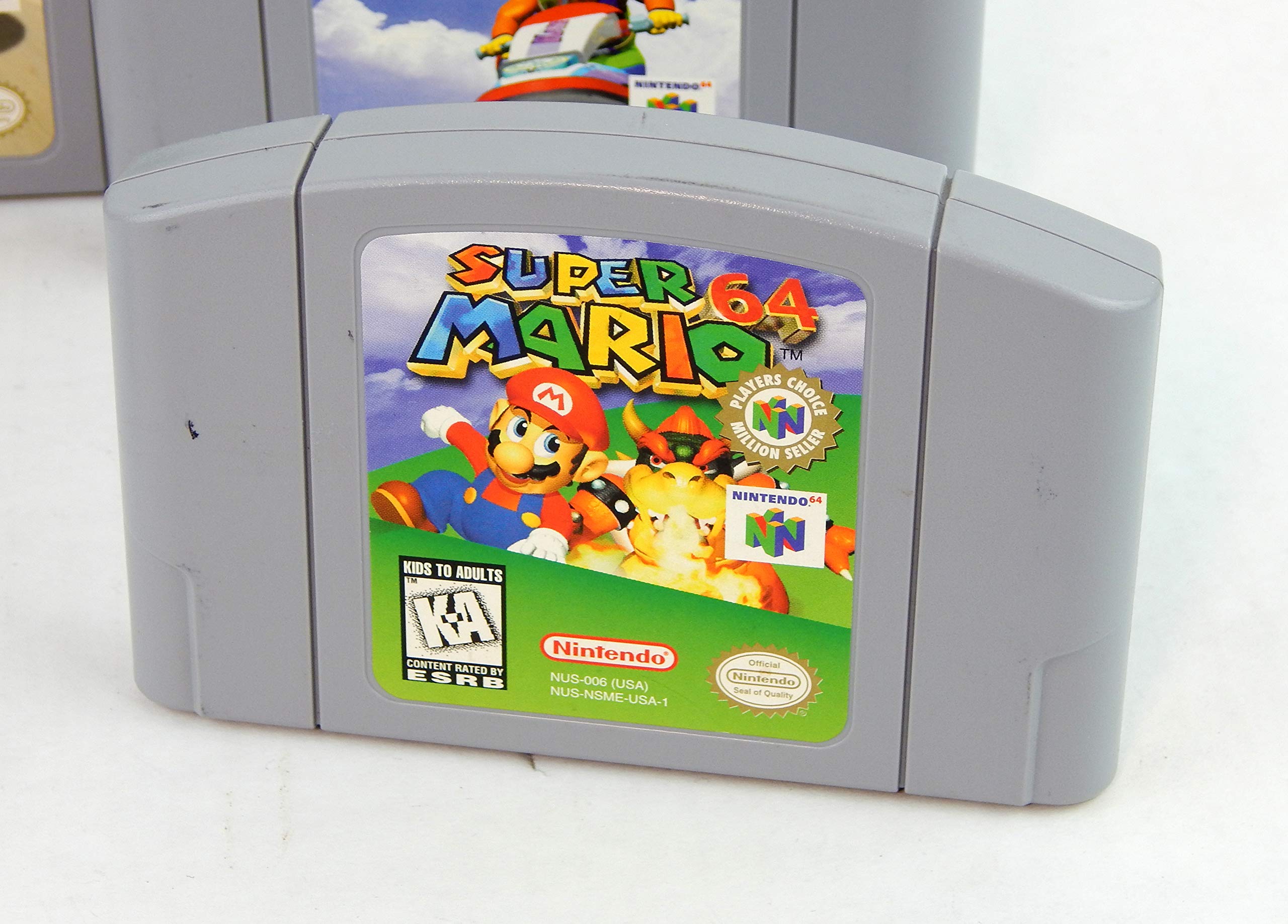 N64 System with Controller, Hookups, and Super Mario 64