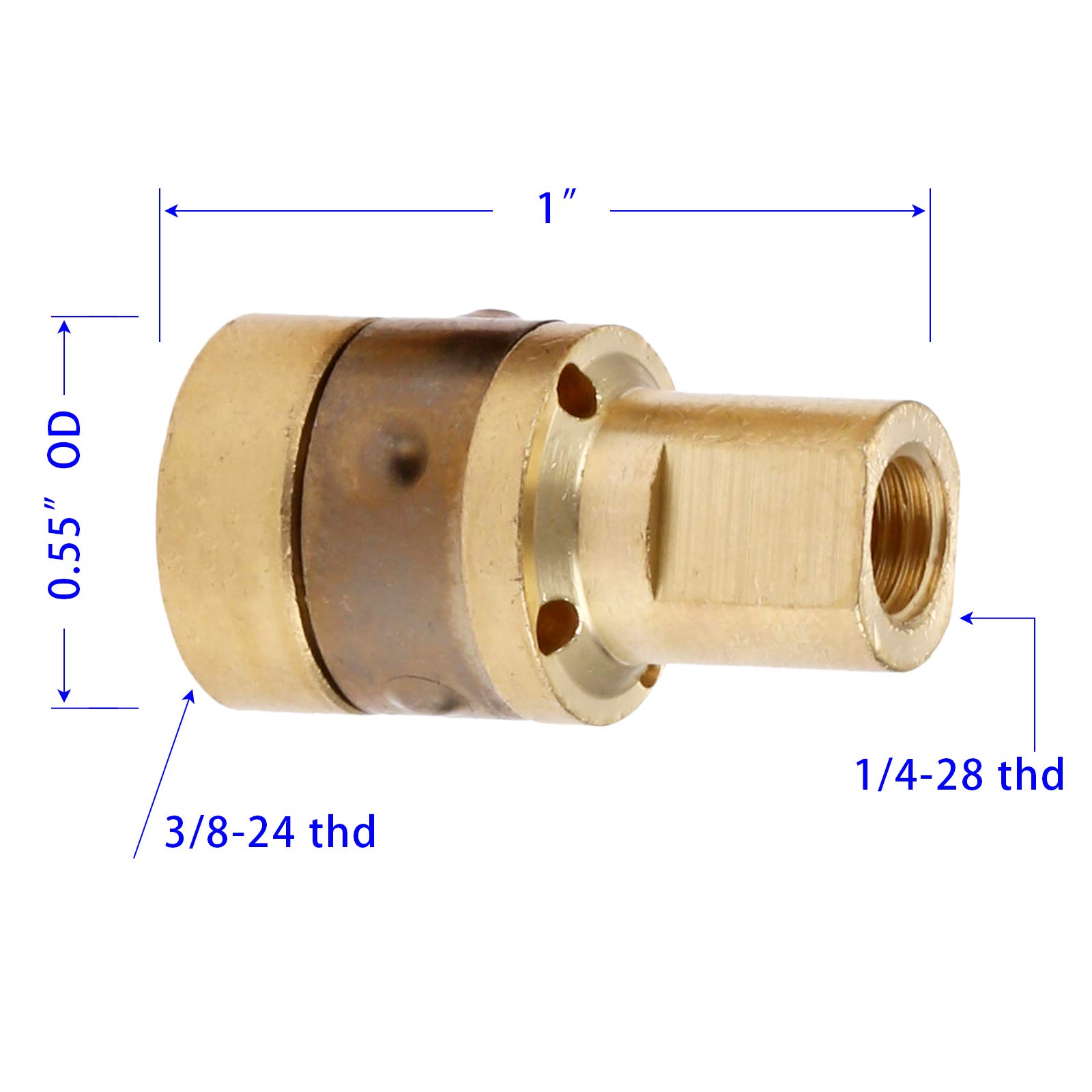 MIG Welding Gun Accessory Kit .030" Tip Nozzle Diffusers for Miller Millermatic M-10/15 Hobart H-9/10: 25pcs Contact Tips 000-067 0.030" + 2Pcs Gas Nozzles 1/2" 169715 + 2Pcs 169-716 Gas Diffuses