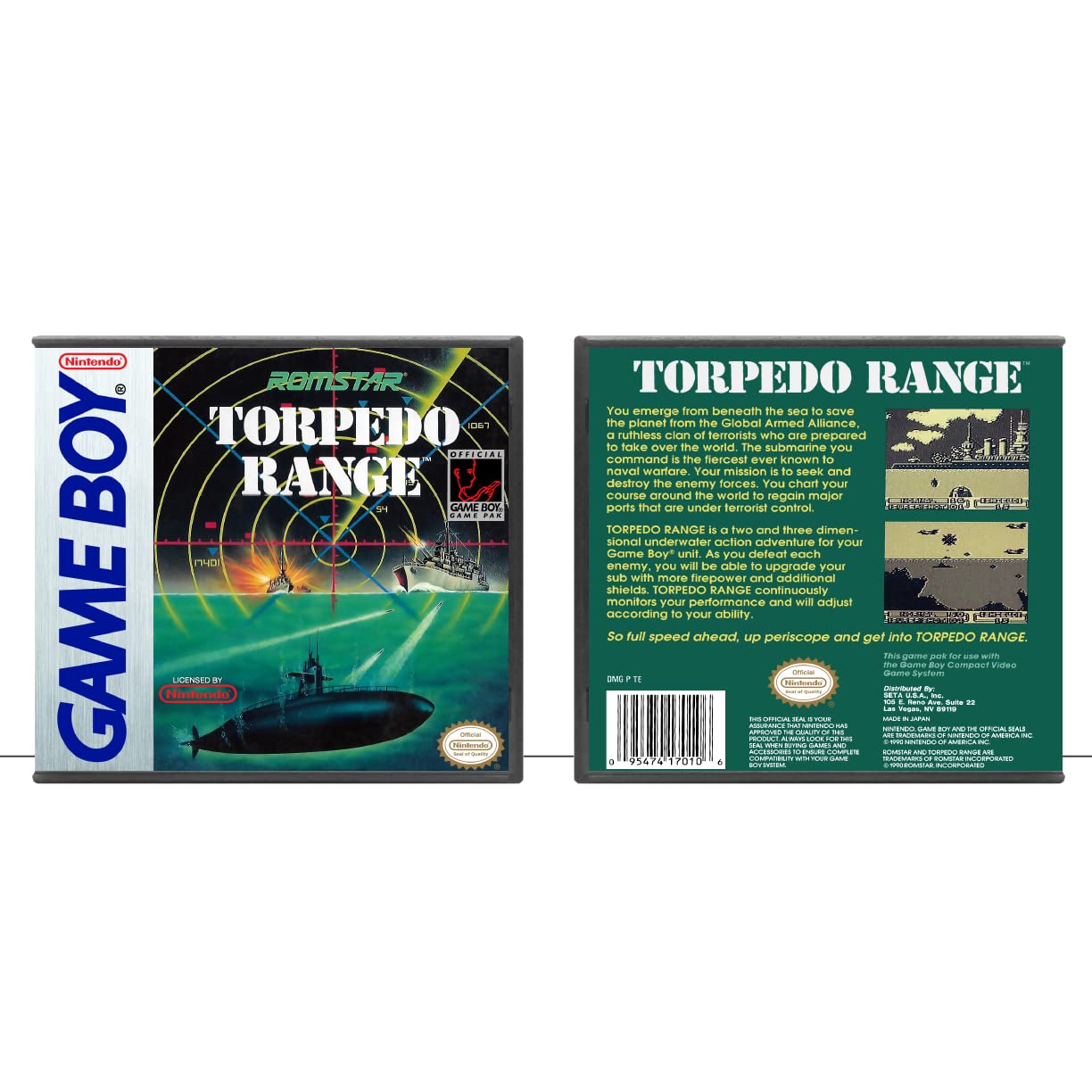 Torpedo Range | (GB) Game Boy - Game Case Only - No Game
