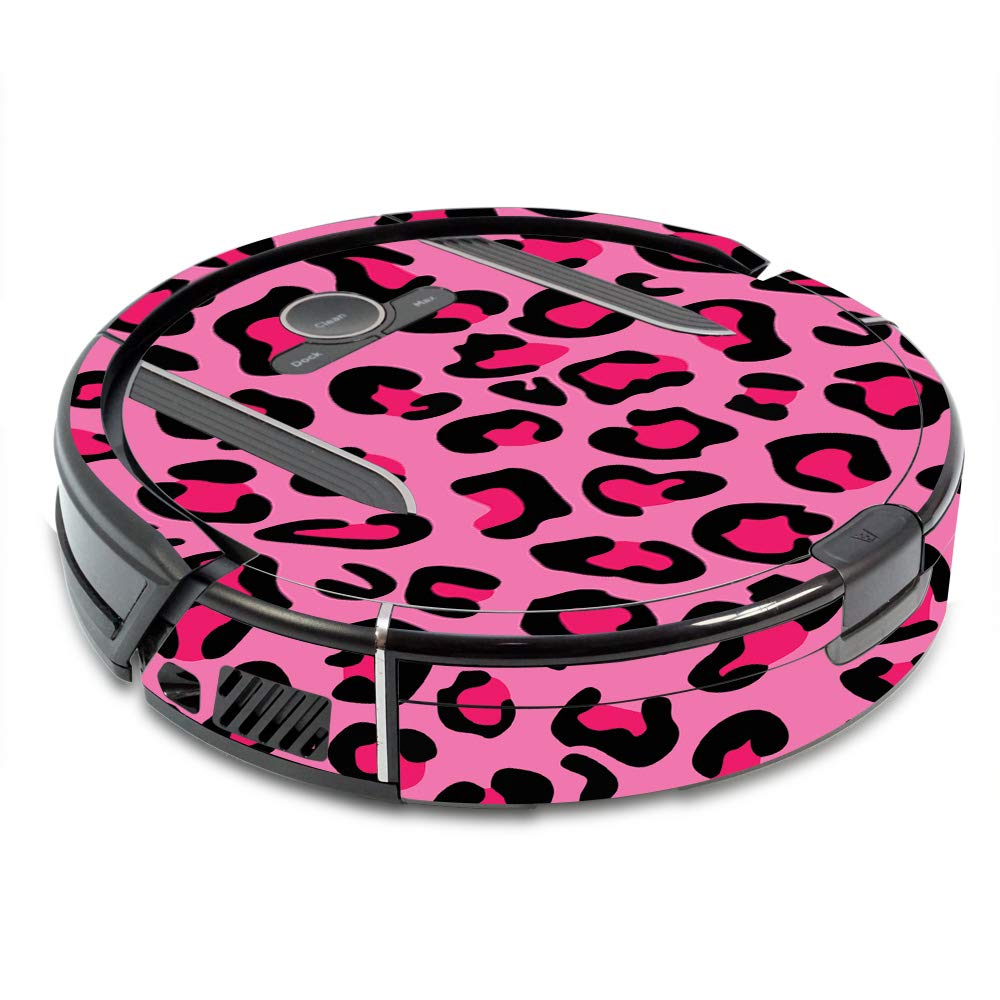 MightySkins Skin Compatible with Shark Ion Robot R85 Vacuum - Pink Leopard | Protective, Durable, and Unique Vinyl Decal wrap Cover | Easy to Apply, Remove, and Change Styles | Made in The USA