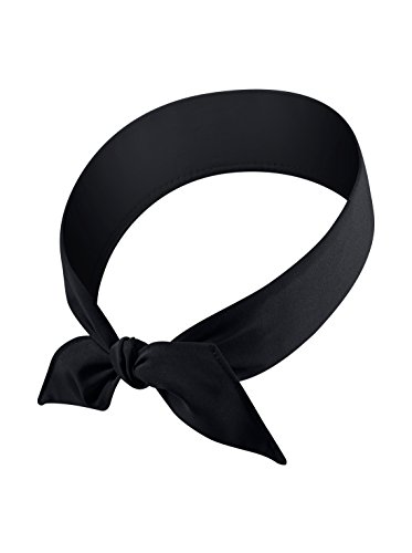 NIKE TENNIS HEADBAND (BLACK/BLACK/WHITE, One Size)