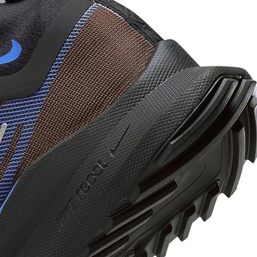 Nike Men's Trail Running Shoe (Velvet Brown/Black/Golden Moss/Medium Blue, us_Footwear_Size_System, Adult, Men, Numeric, Medium, Numeric_8)