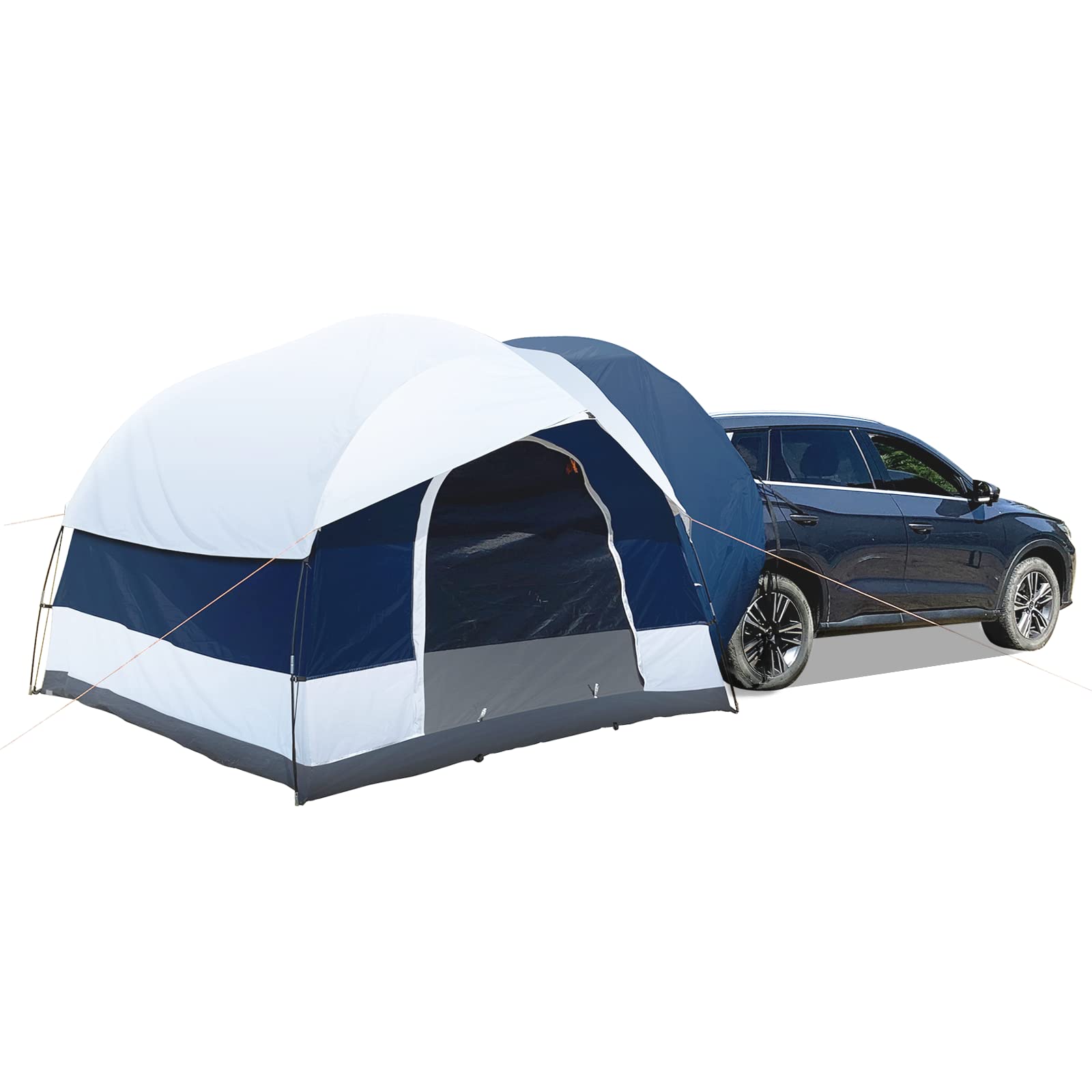 SUV Tent 4-6 Person Universal SUV Camping Tent,Car Awning SUV Tailgate Tent, Sun Shelter Camping Outdoor Travel,Includes Rainfly and Storage Bag - 8' W x 8' L x 6.5' H CAR Tent,Universal Fit