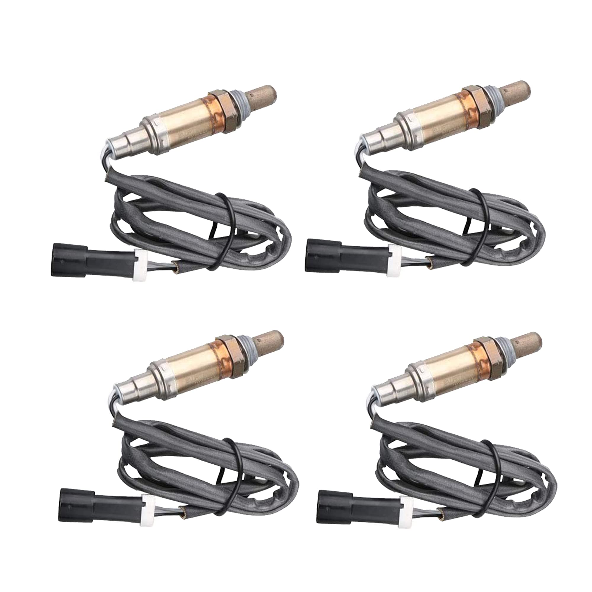 MOSTPLUS O2 Male Oxygen Sensor Up Down Stream Compatible with Ford F-150 F-250 5.4L (Set of 4) (4)