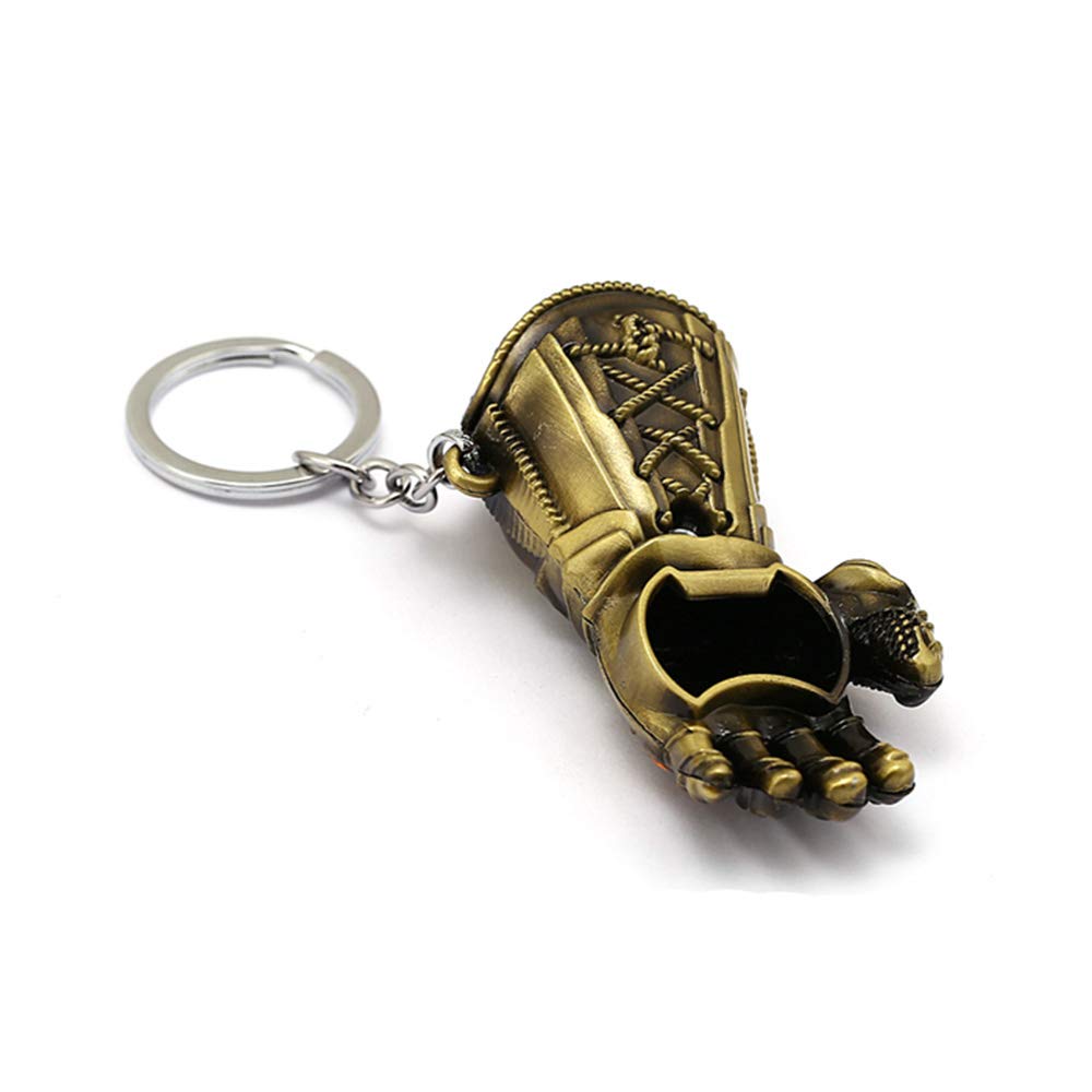 VNFLY Glove Keychain Bottle Opener, Beer Gifts Bottle Opener for Men, Husband, Dad, Grandpa, Boyfriend (Bronze)