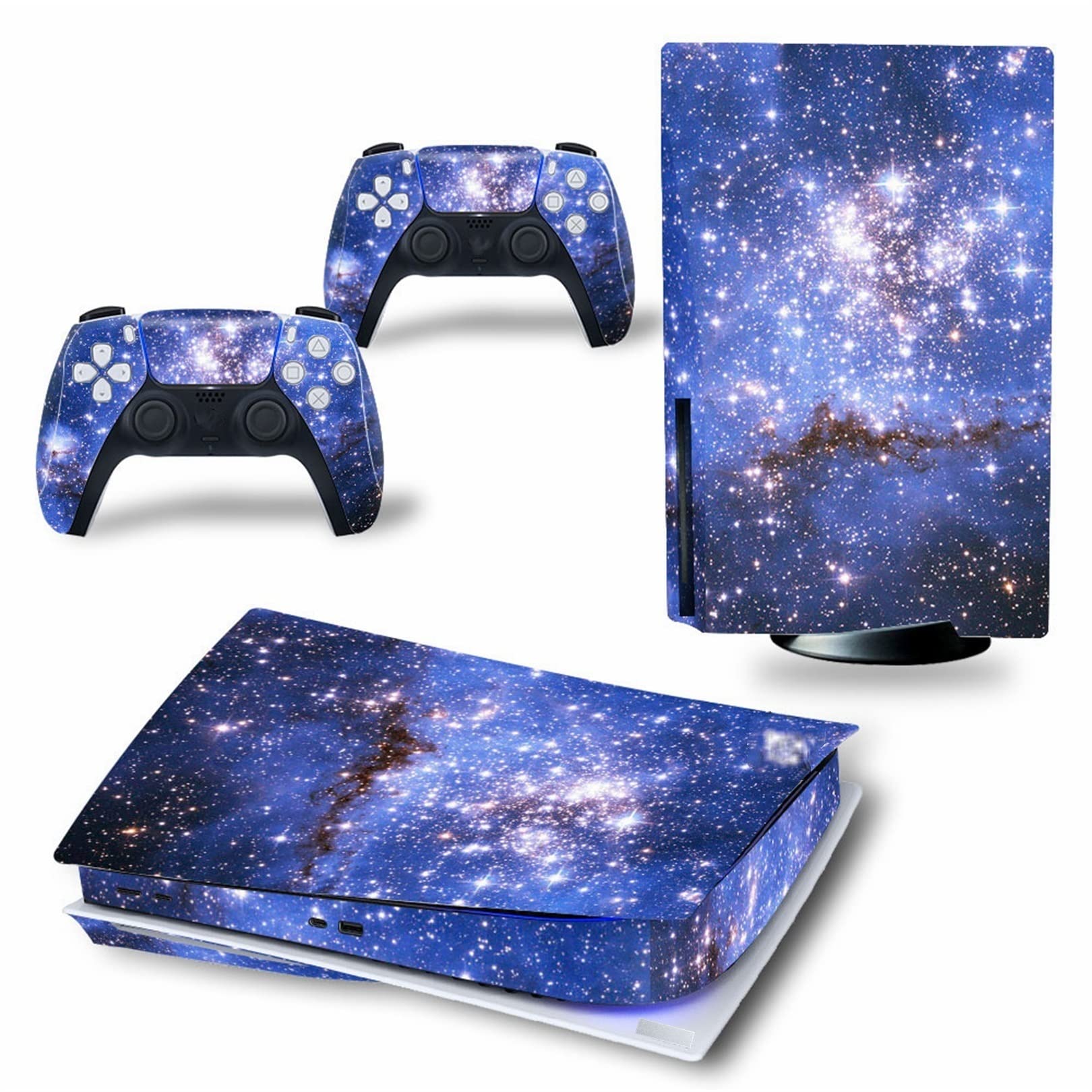 WREXIL LEEWEE for PS5 Skin Disc Edition & Digital Edition Console and Controller Vinyl Cover Skins Wraps Scratch Resistant, Compatible with for PS5 167529 No Foaming (Size : Disc Version)