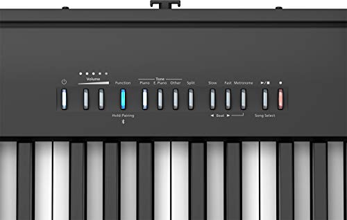 Roland FP-30X Digital Piano with Built-in Powerful Amplifier and Stereo Speakers. Rich Tone Authentic Ivory 88-Note PHA-4 Keyboard for unrivalled Acoustic Feel Sound. (FP-30X-BK), Black