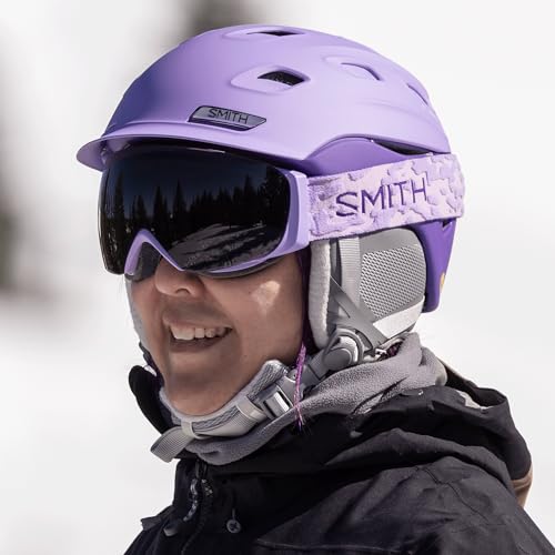 SMITH I/O MAG S Goggles with ChromaPop Lens for Women β Performance Snowsports Goggles with Easy Lens Change Technology for Skiing & Snowboarding β White Vapor + Everyday Rose Gold Mirror Lens