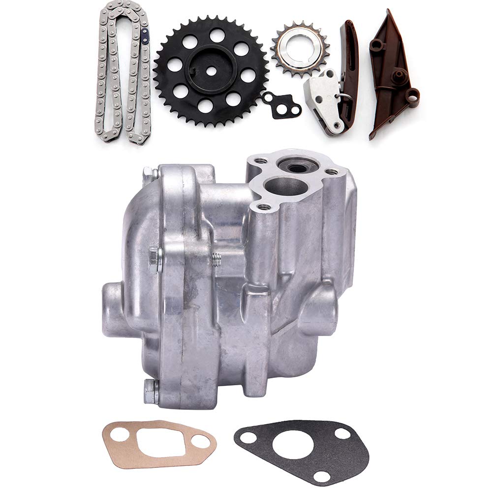 OCPTY Timing Chain Kit Oil Pump Fit for 1995-1997 for Ford Aerostar, 1995-2000 for Mazda B4000