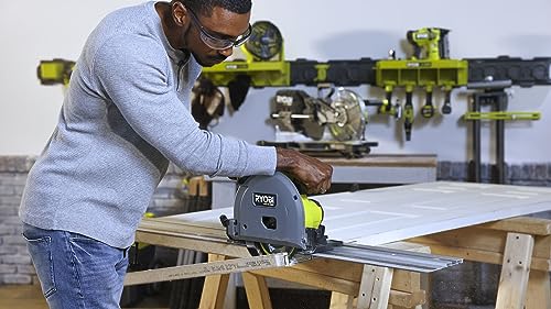 RYOBI ONE+ HP 18V Brushless Cordless 6-1/2 in. Track Saw (Tool Only) (PTS01K)