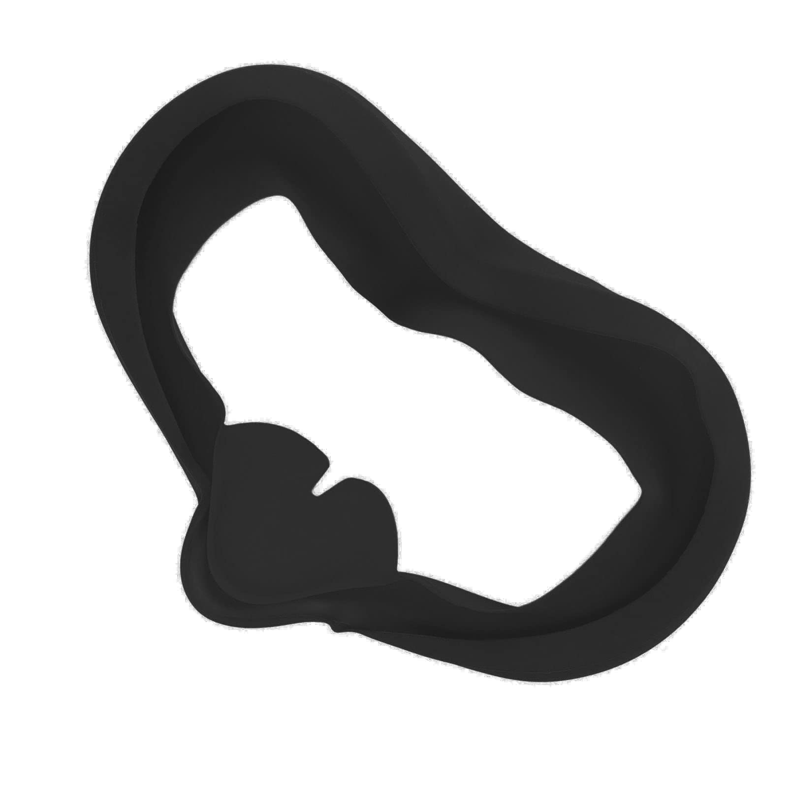VR, Shading Sweatproof Silicone VR Eye Comfort for Quest 2(Black)