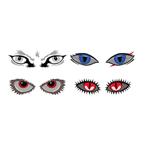 Ronyme 4Pieces VR Eye Sticker Compatible with Oculus Quest 2 Headset Vinyl Decal