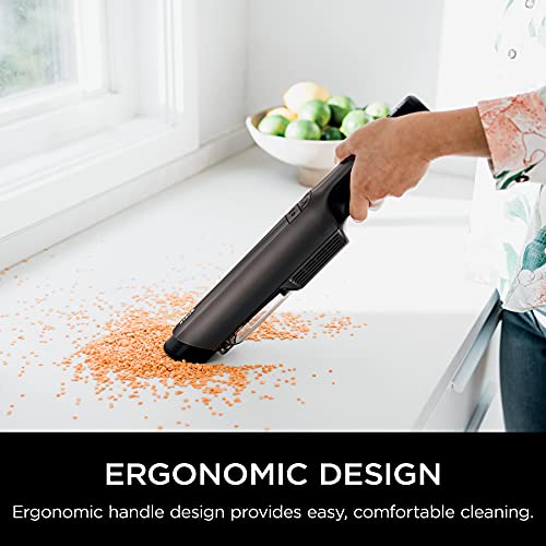Shark WV403BR Cordless Hand Vacuum WANDVAC PRO, Ultra-Lightweight & Portable with Powerful Suction & Tools for Pets, Made for Car & Home, Dark Chocolate Brown
