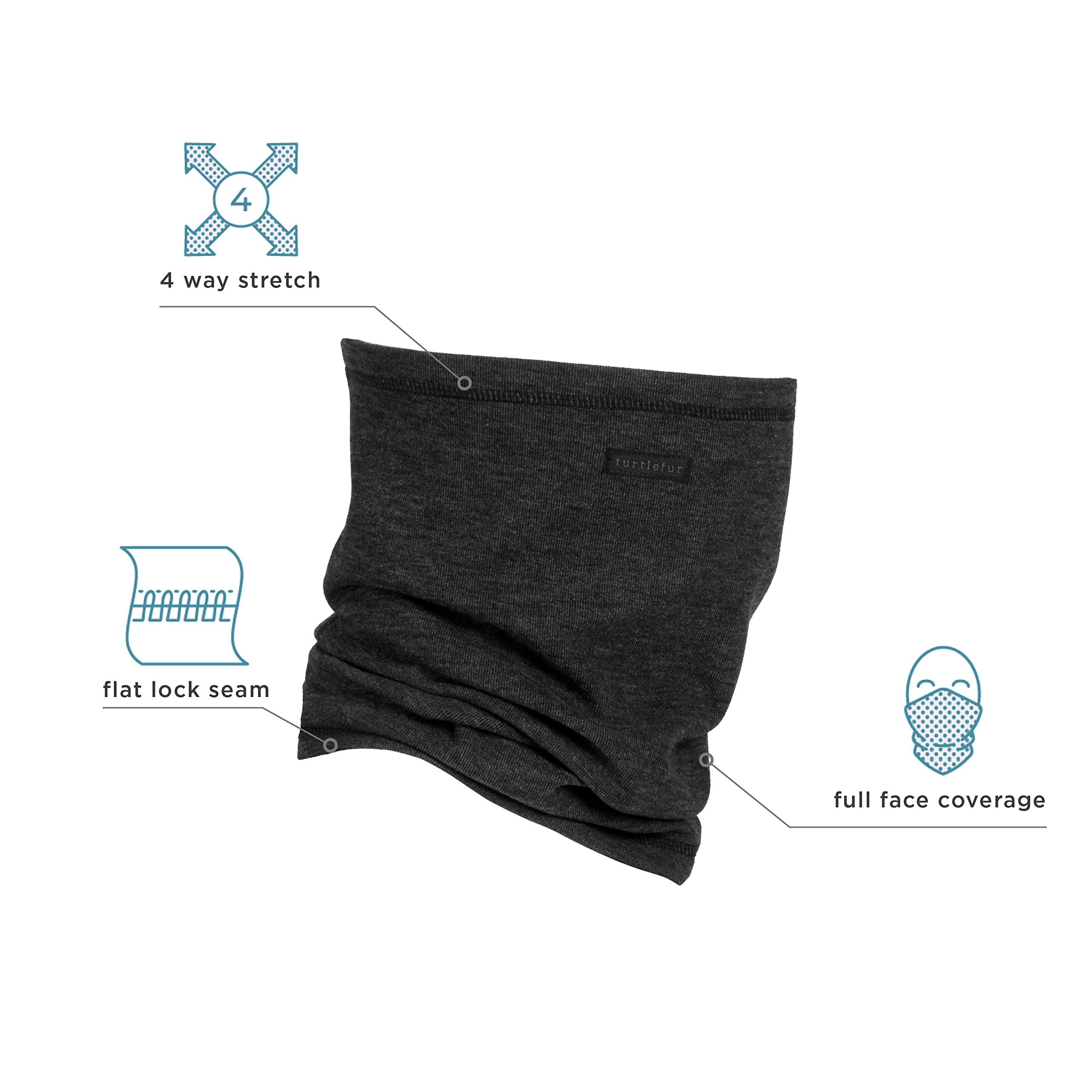 Turtle Fur Comfort Shell Luxe Pipe Dream, Black