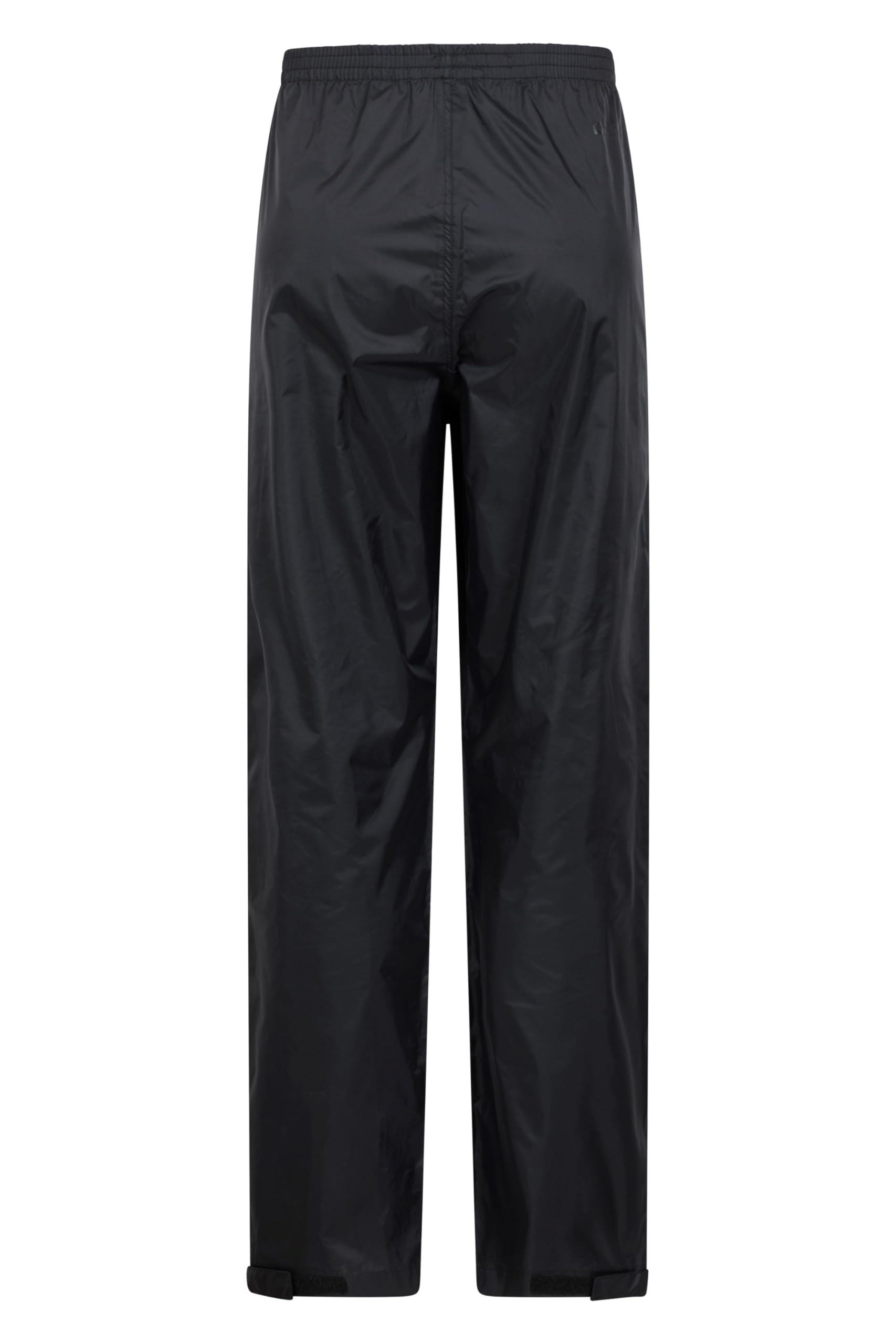 Mountain Warehouse Pakka Womens Waterproof Rain Over Pants - Packaway Bag Black 8