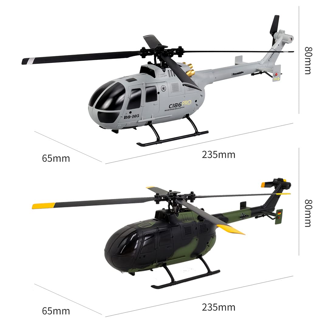 MOYRETTY 1/18 4CH 2.4G RC Helicopter Model for Beginners, Remote Control Stunt Helicopter (RTF Version)
