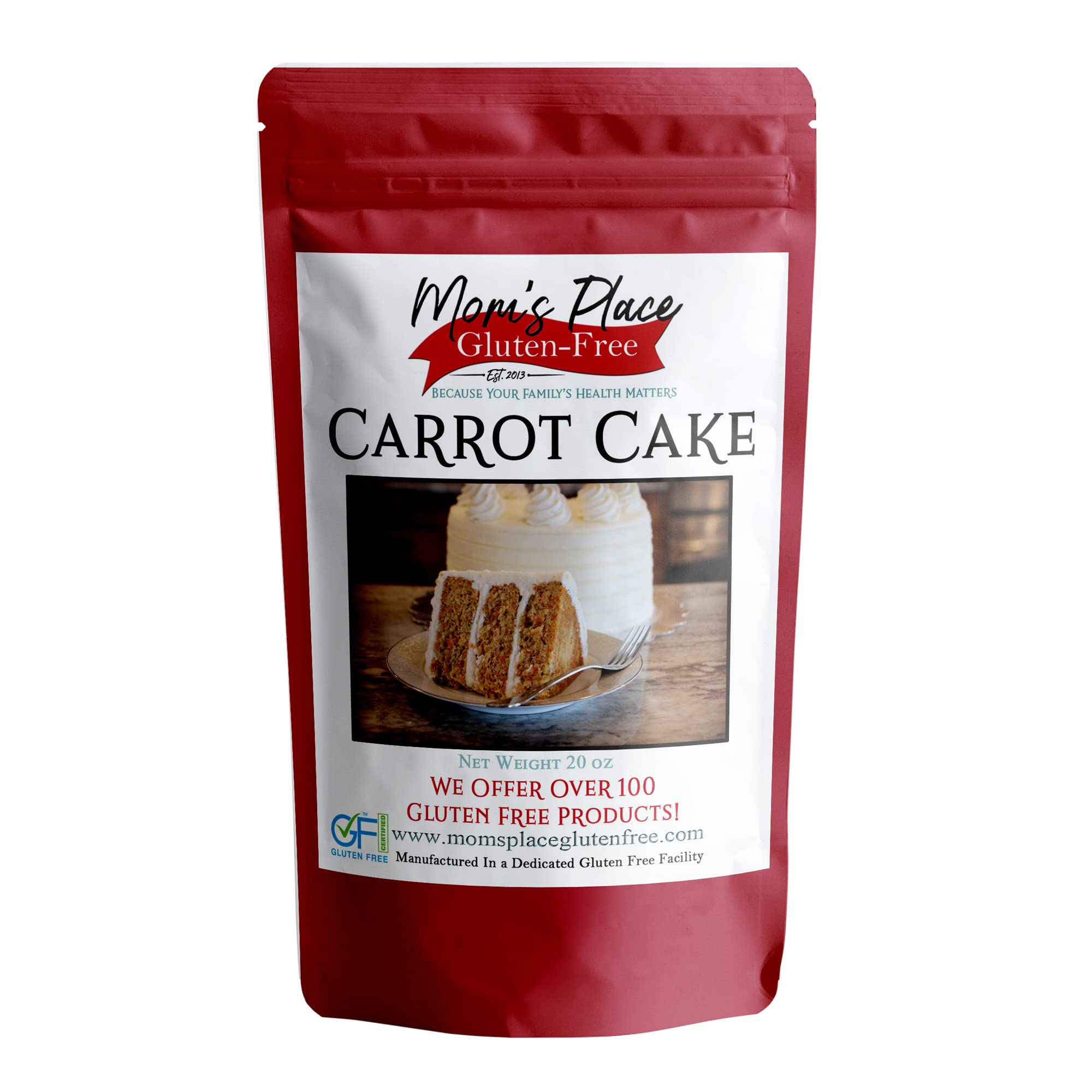 Mom's Gluten Free Carrot Cake Mix