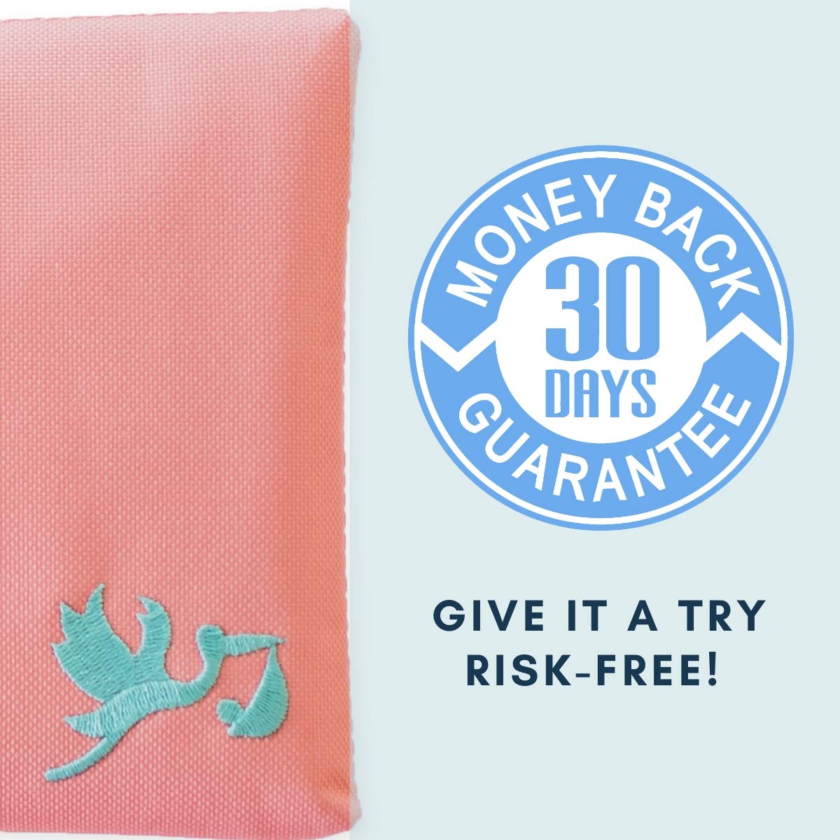 New SIMPLE STORK Portable Changing Pad - Large Foldable Travel Changing Station - Waterproof Baby Changing Mat - 28 x19 Inches