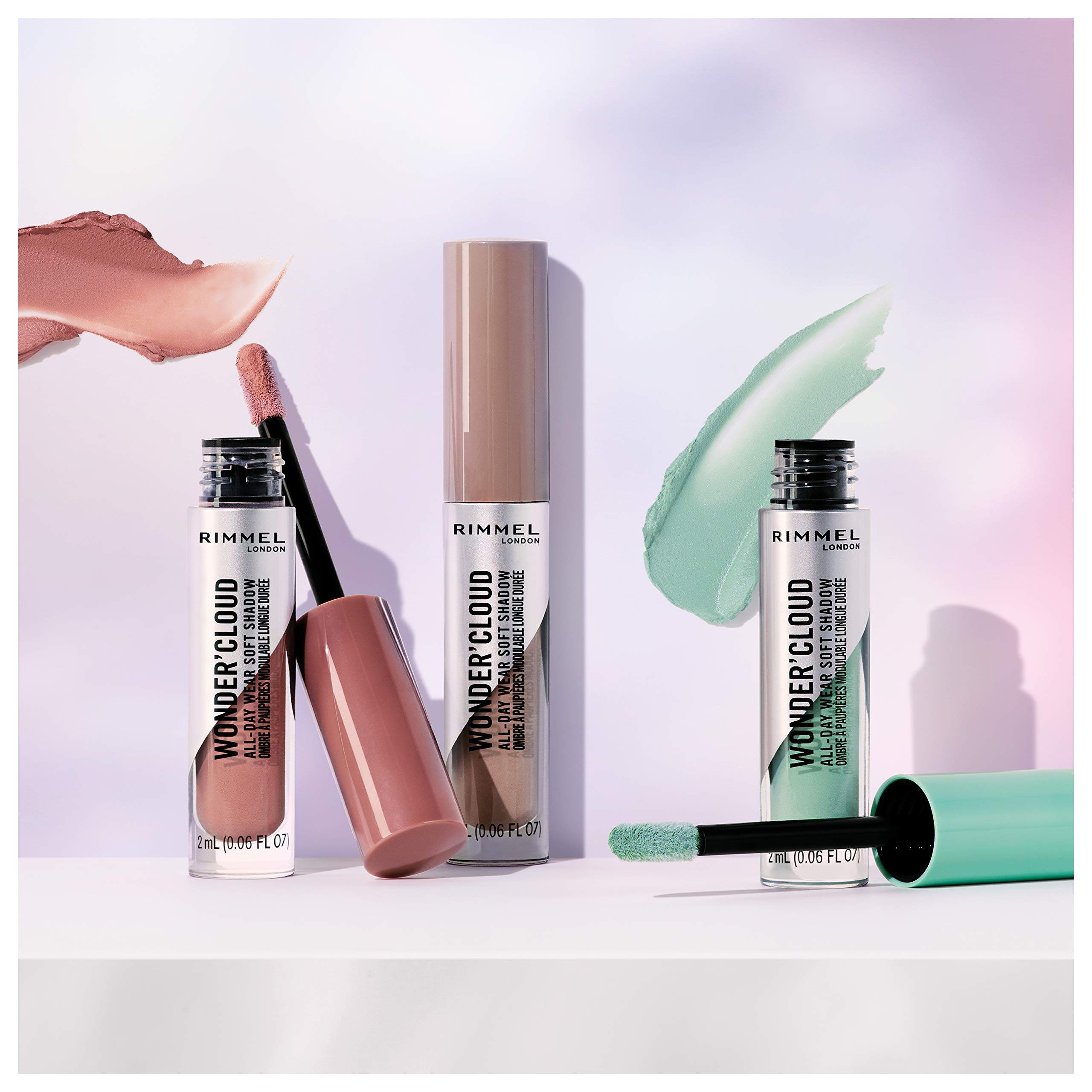 Rimmel London Wonder'Cloud Eyeshadow, Buildable, Long-Wearing, Built-In Primer, 001, Honey Drop, 0.06oz