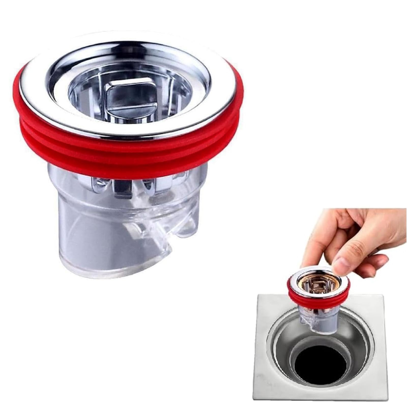 Odor Proof Floor Drain,Shower Bathroom Kitchen Floor Drain, Prevent Backflow, Prevent Odor Dispersion in Showers, Bathrooms, and Kitchens.