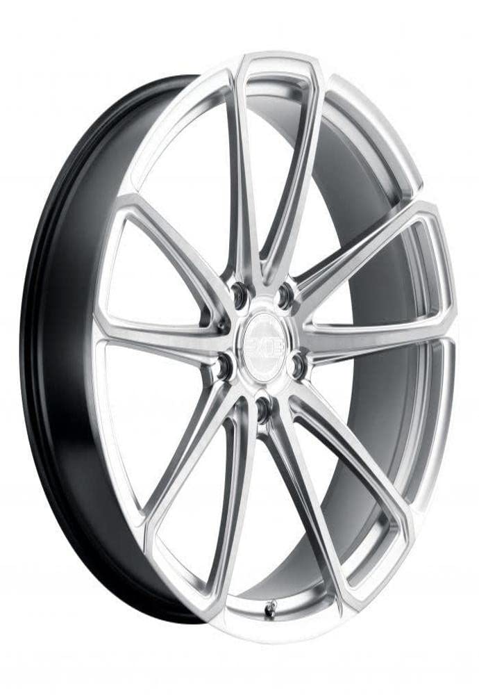 XO Luxury Madrid Matte Black W/Milled Spoke & Brushed Tinted FACE Wheel with Aluminum (22 x 9. inches /5 x 120 mm, 20 mm Offset)