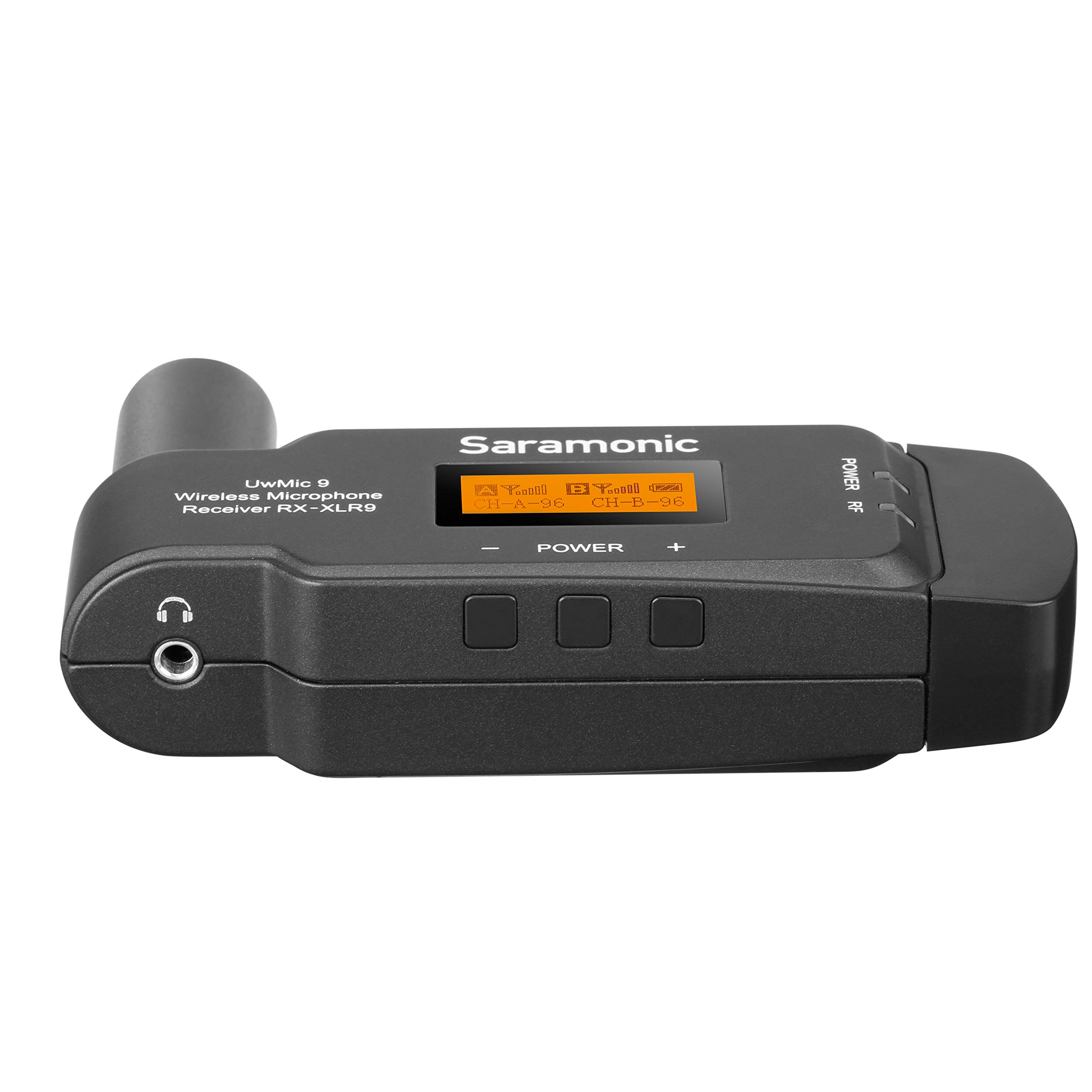 Saramonic Uwmic9 Rx-XLR9 Compact Plug-On Dual-Channel Uhf Wireless Receiver (UWMIC9RX-XLR9)