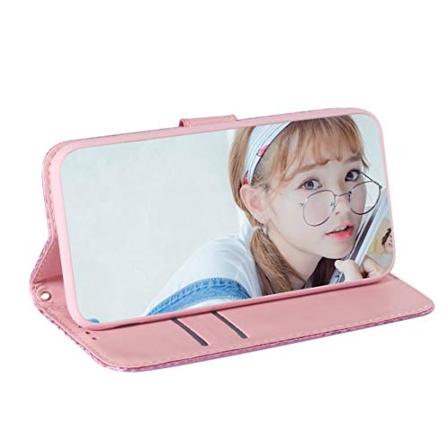 Mobile Phone Case Bag for Samsung Galaxy Note20 Ultra Solid Color Colorful Magnetic Buckle Horizontal Flip PU Leather Case with Holder & Card Slots & Wallet & Lanyard Back Cover Case (Color : Pink)