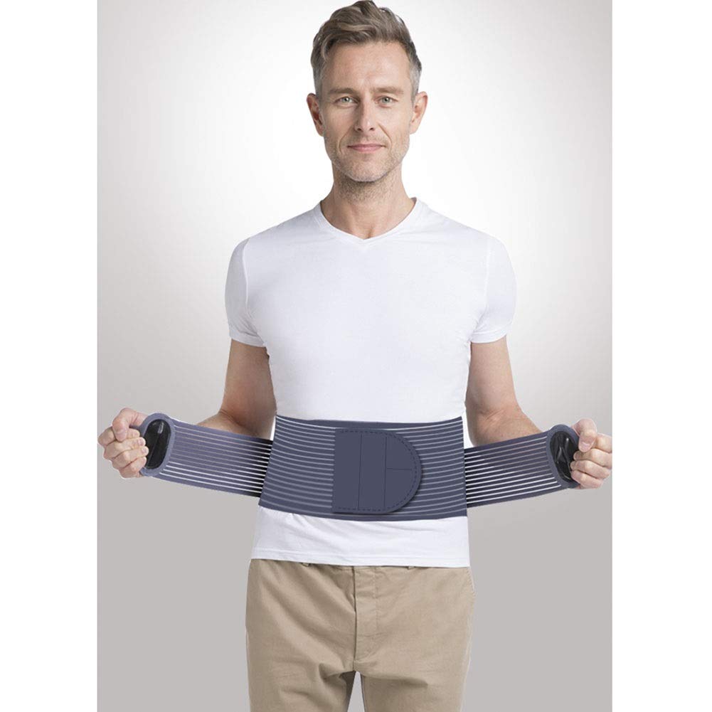 TANGIST Breathable Back Support Belt,Lower Back Posture Lumbar Brace For Injuries - All Sports - Herniated Disc Treatment For Man Woman (Size : L)
