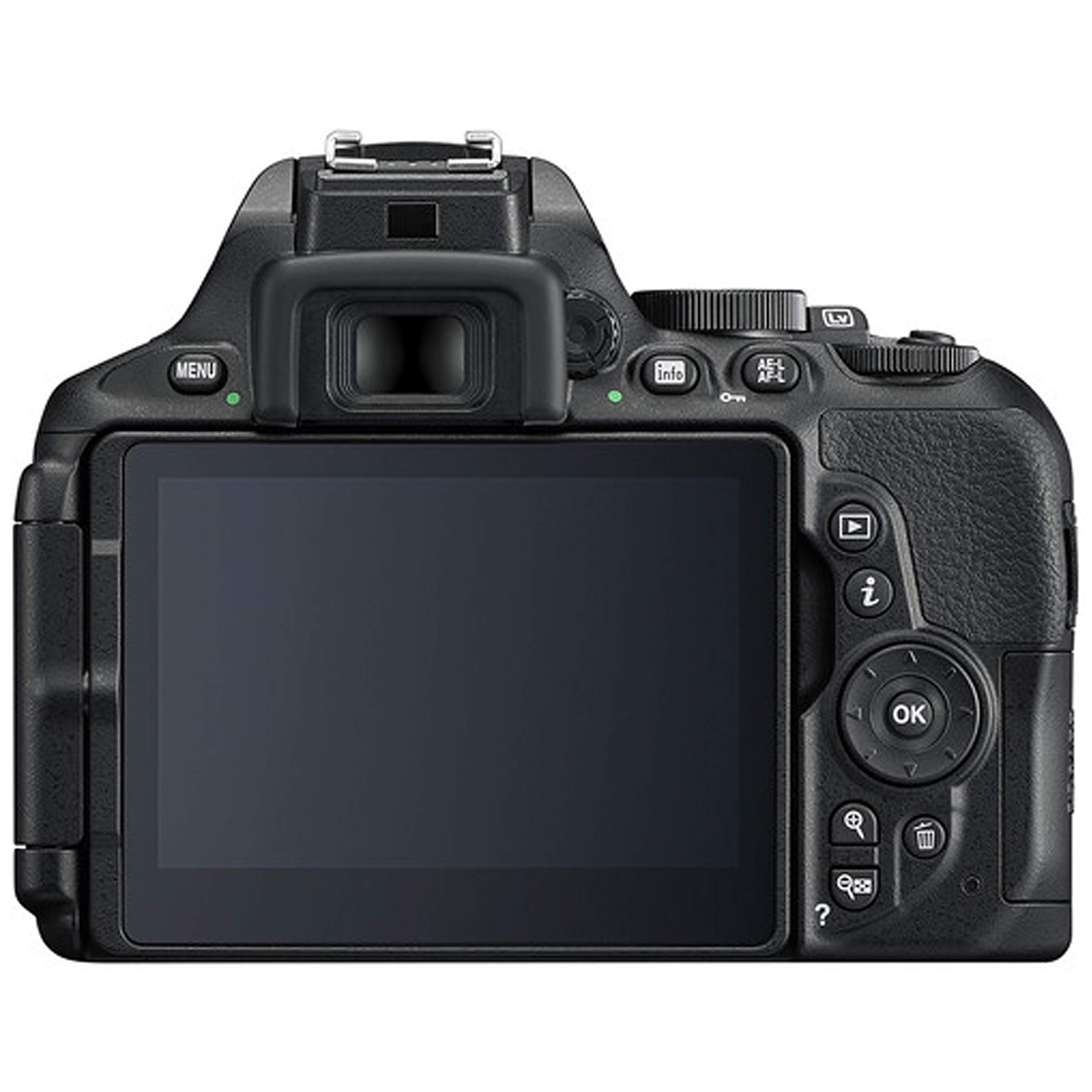 Nikon D5600 DSLR Camera with 18-55mm VR Lens + 32GB Card, Tripod, Case, and More (18pc Bundle)