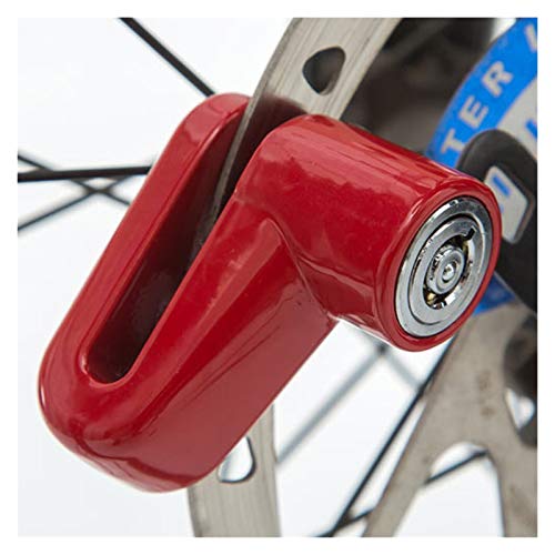 SXCLS Bike U-Lock Waterproof Bike U Lock Security Theft Heavy Duty Motorcycle Bicycle Moped Scooter Disk Brake Rotor Lock Accessories U-Lock (Color : Blue)