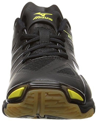 Mizuno Women's Wave Lightning z woms bk-sl, Black/Silver, 9.5 D US