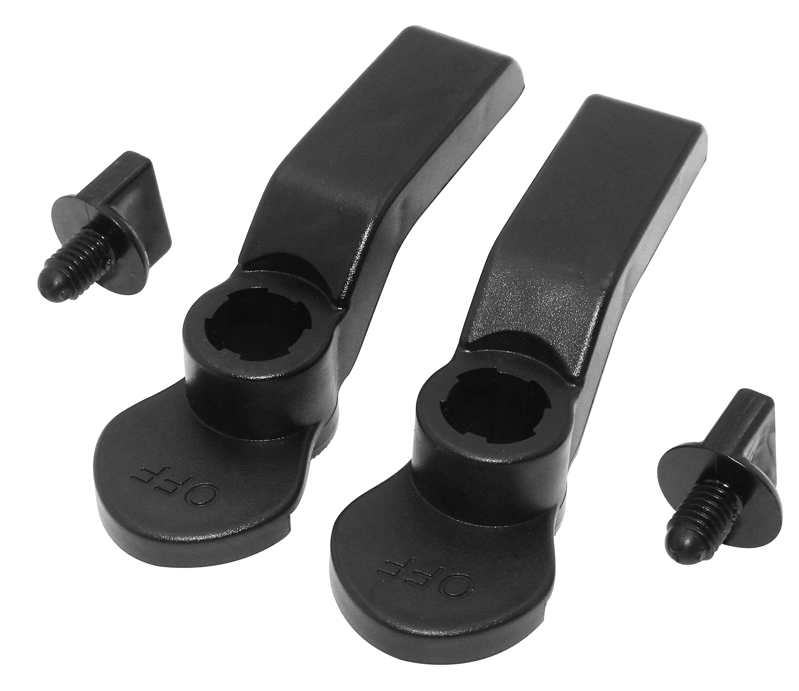 Valve Handle R0487200/7433 and Knob 4603/R0486900 Replacement Kit,Compatible with Zodiac Jandy 2-Port/3-Port Valve Handles 4733, R0487200, 1301-Black(2 Pack)