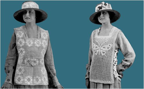 Mary Fitch #16 c.1919 - Newest Knitted and Filet Crocheted Sweaters