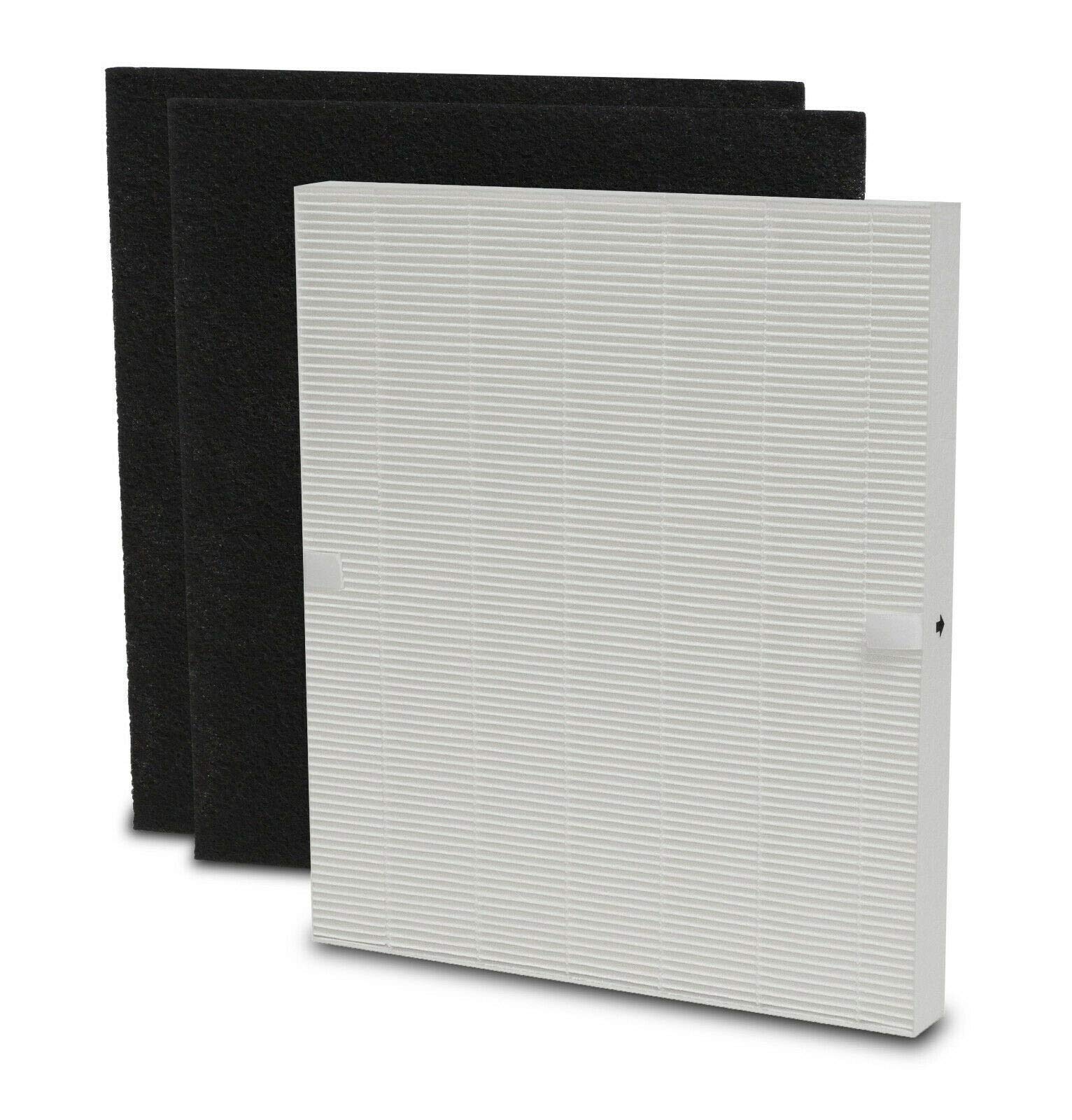 NATURAL-BREEZE Replacement HEPA Filter and carbon activated filter comparable to AP-1512HH, compatible with AP-1512HH Mighty Air Purifier