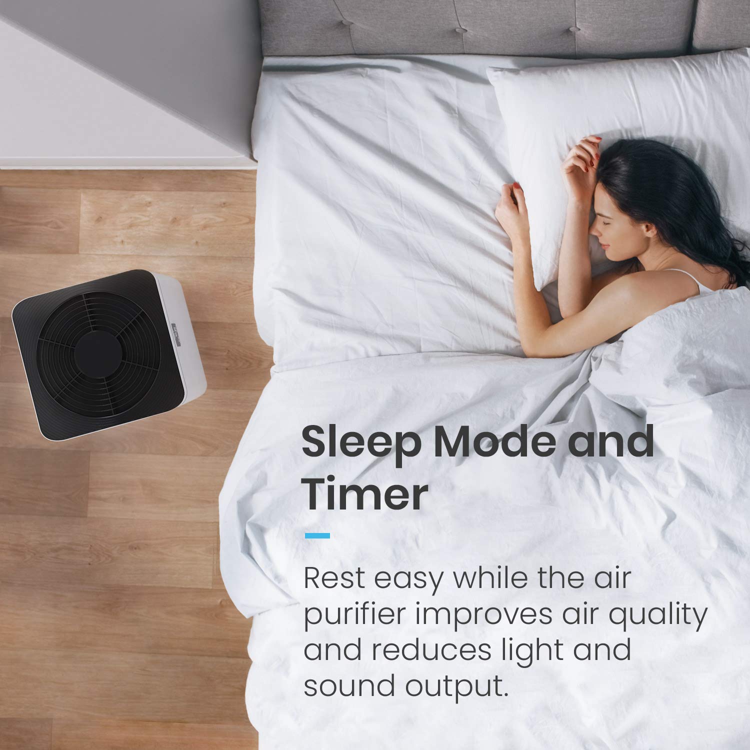 Pro Breeze Large Air Purifier True HEPA H13 Filter - WiFi and Smart App Air Purifier with 2000 Sq Ft Coverage, 800 CADR & 6 HEPA, Activated Carbon Layers - HEPA Air Purifiers for Home Office