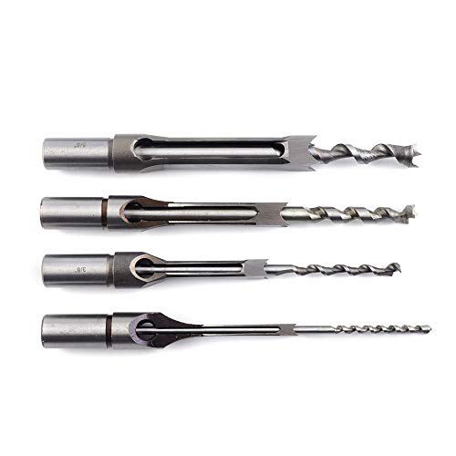 Woodworking Bench Mortiser Bench Drill Locator Set Square Hole Chisel Drilling Machine Location Tool Tenon Joint Mortising Attachment for Drill Press