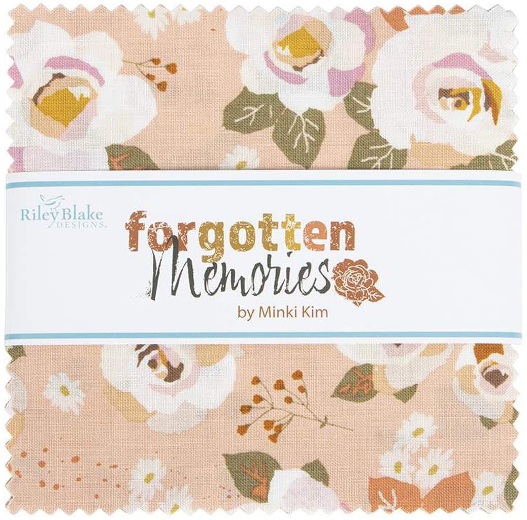 Minki Kim Forgotten Memories 5" Stacker 42 5-inch Squares Charm Pack Riley Blake Designs 5-12750-42